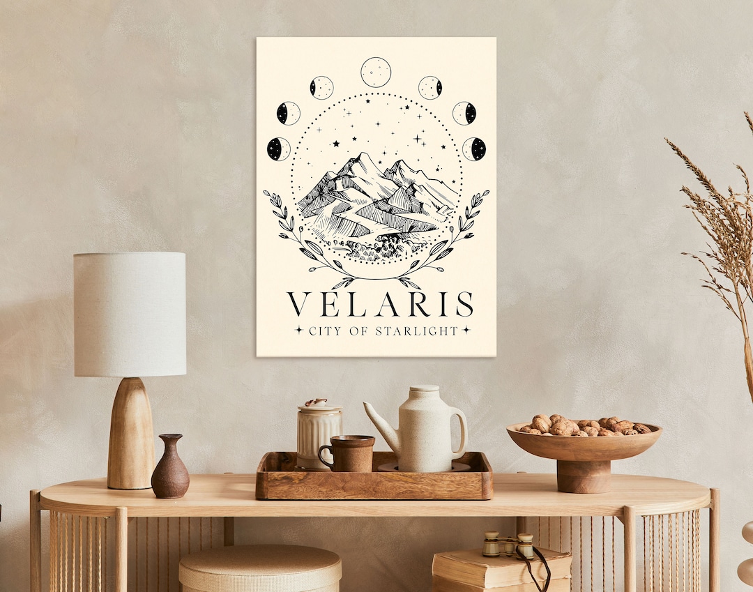 Velaris City of Starlight ACOTAR Poster, the Night Court Poster, Feyre ...