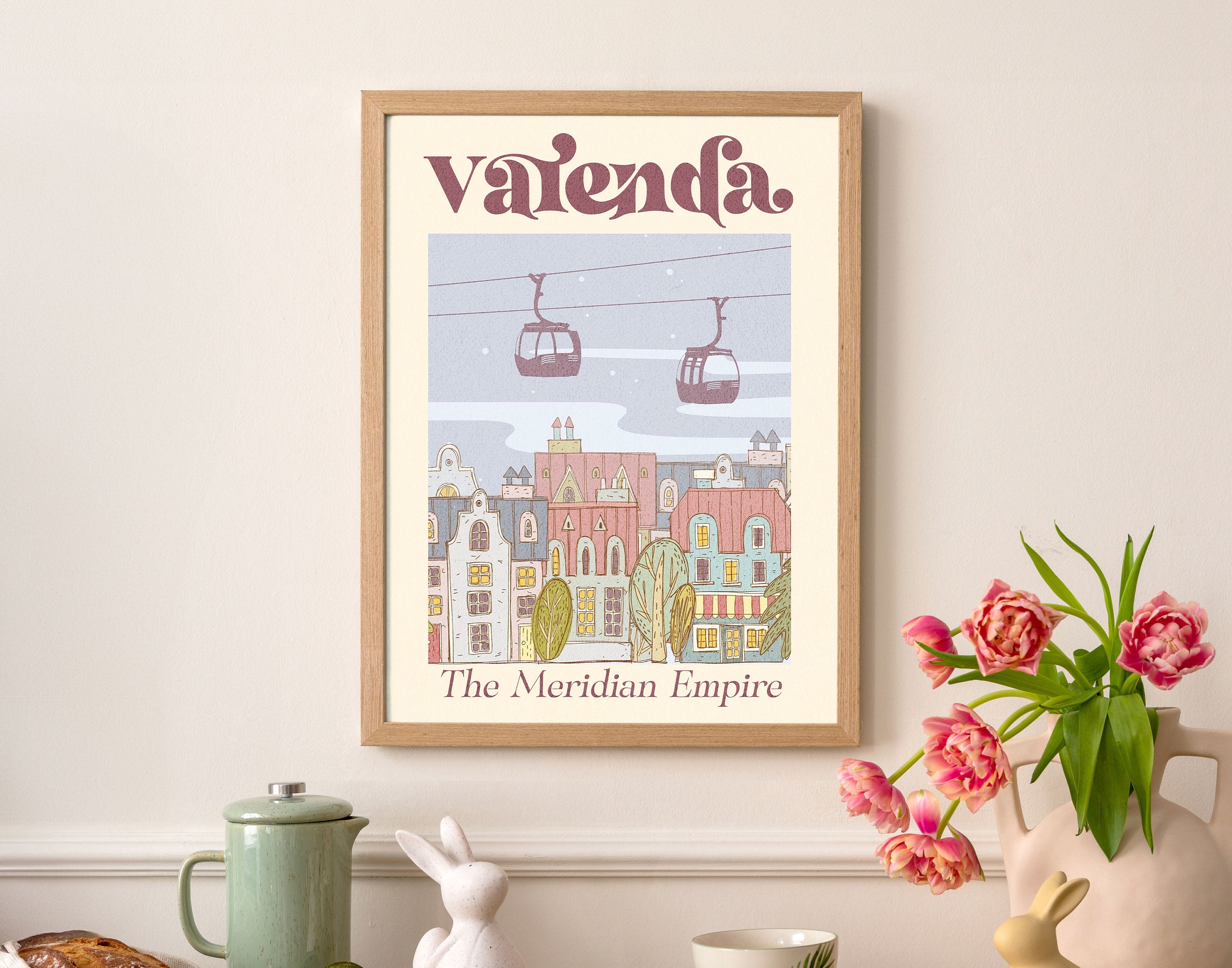 Valenda the Meridian Empire Poster Carval Merch, Stephanie Garber ...