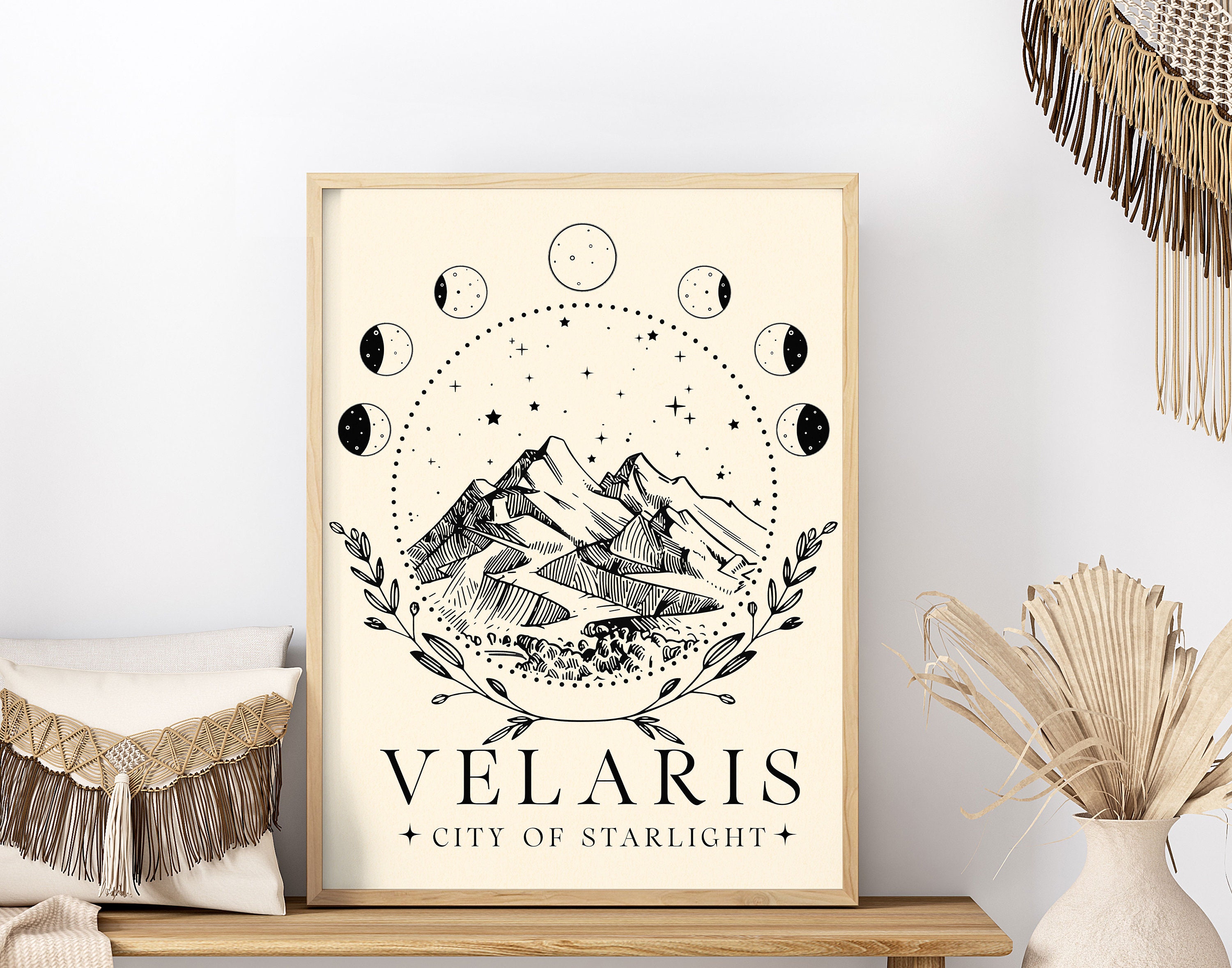 Velaris City of Starlight ACOTAR Poster, the Night Court Poster, Feyre ...