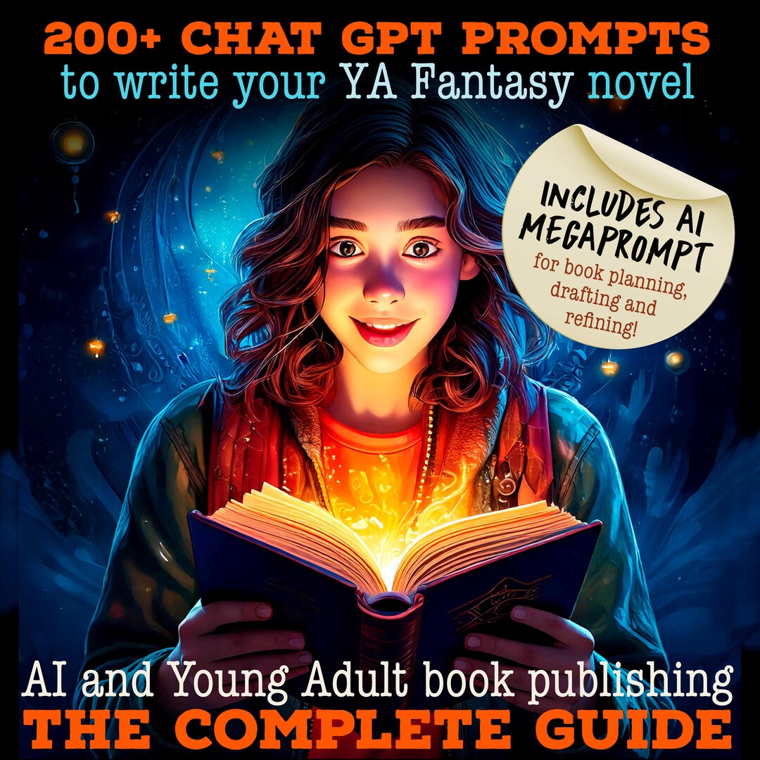 200 AI Chatgpt PROMPTS to Write Your YA Fantasy Novel. Step-by-step ...