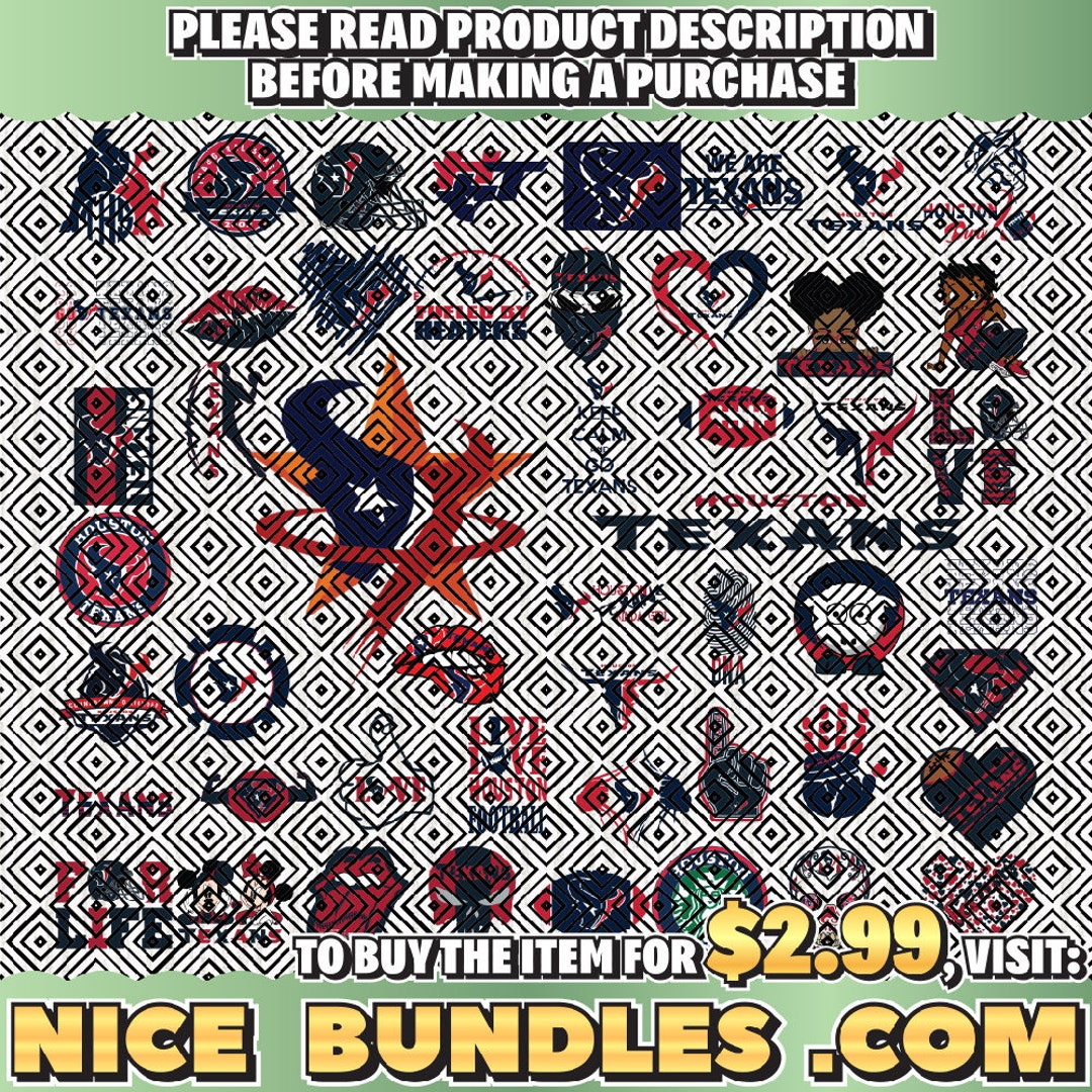 50 Files Houston-texans Team Bundles Svg, Houston-texans Svg, N F L ...