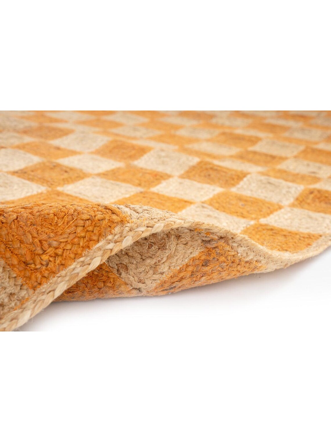 Wellington Checkered Jute Rug, Custom Jute Rug for Living Area, Bedroom ...