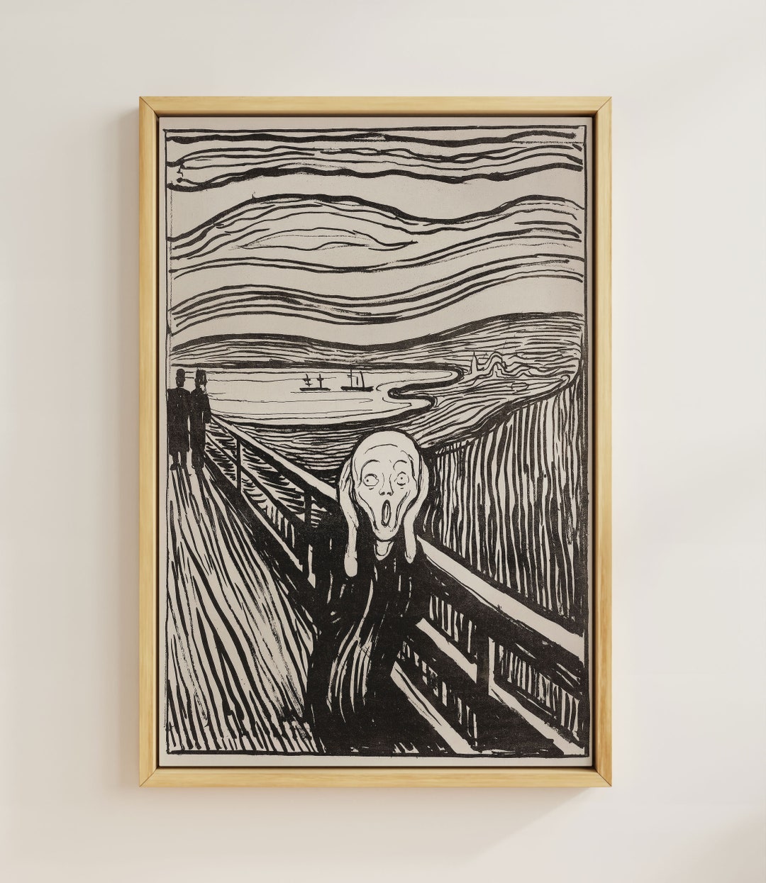 Existential Angst Unveiled Iconic Scream of Emotion Dark Moody ...