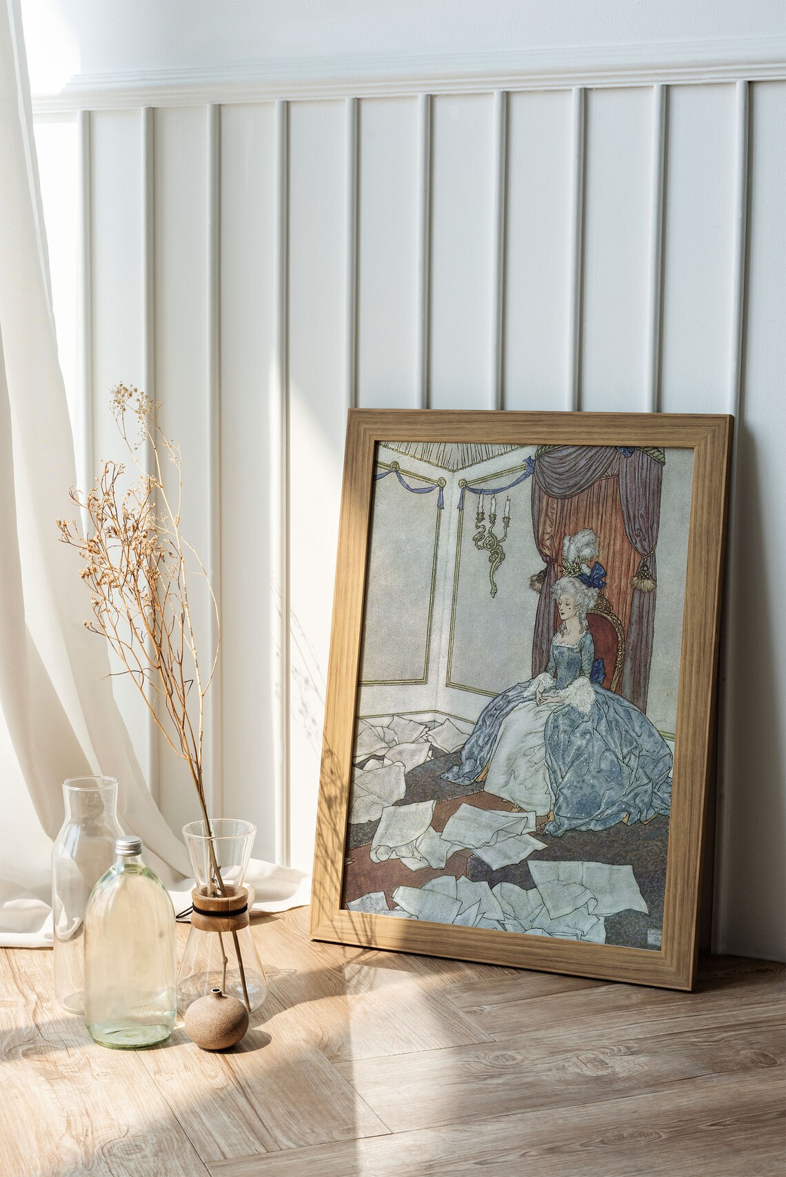 Contemplative Elegance Lavish Room Mystery Reflective Dark Academia ...