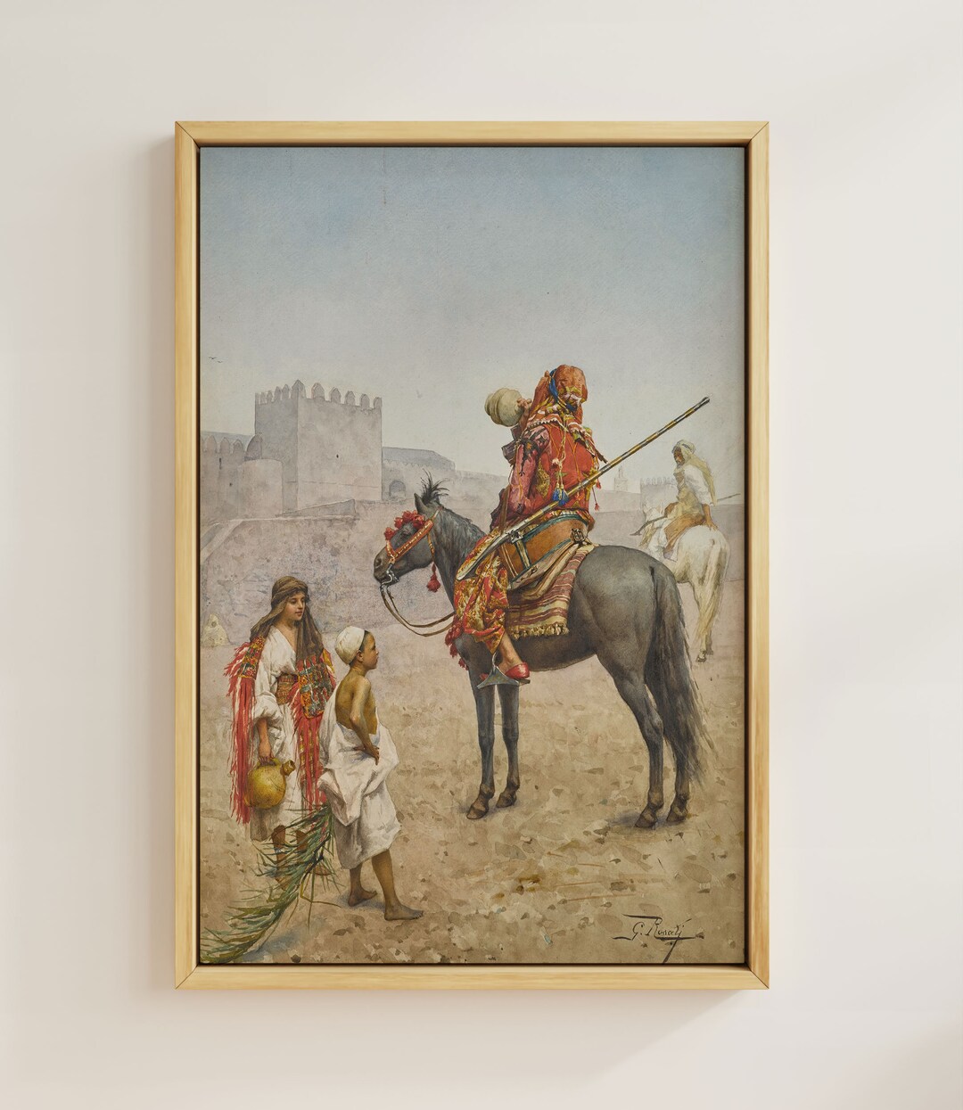 Exotic Trades Artwork | Arabian Watercolour Artworks | Oriental ...