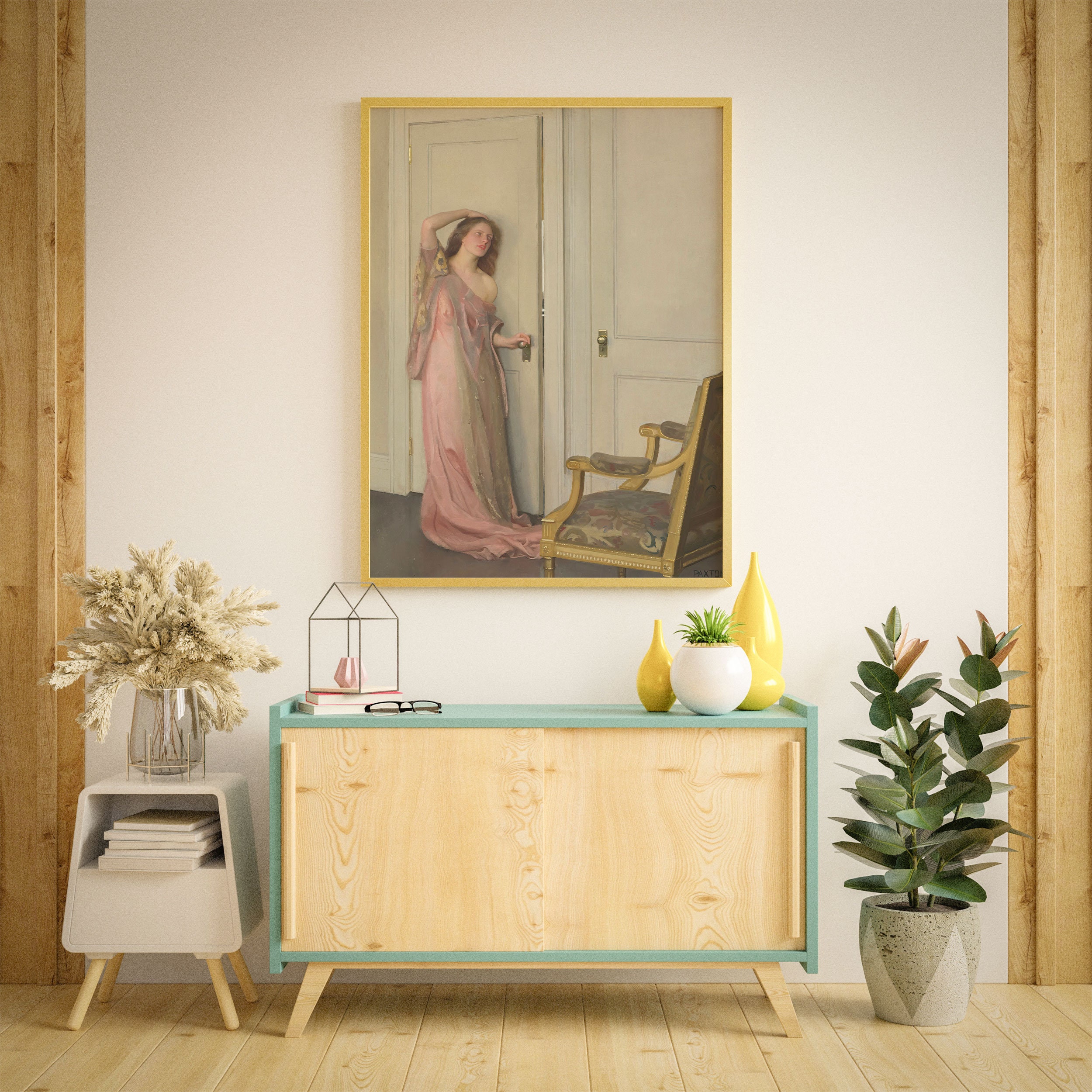 Secret Door Unveiled Enigmatic Interior Art Whispering Dark Academia ...