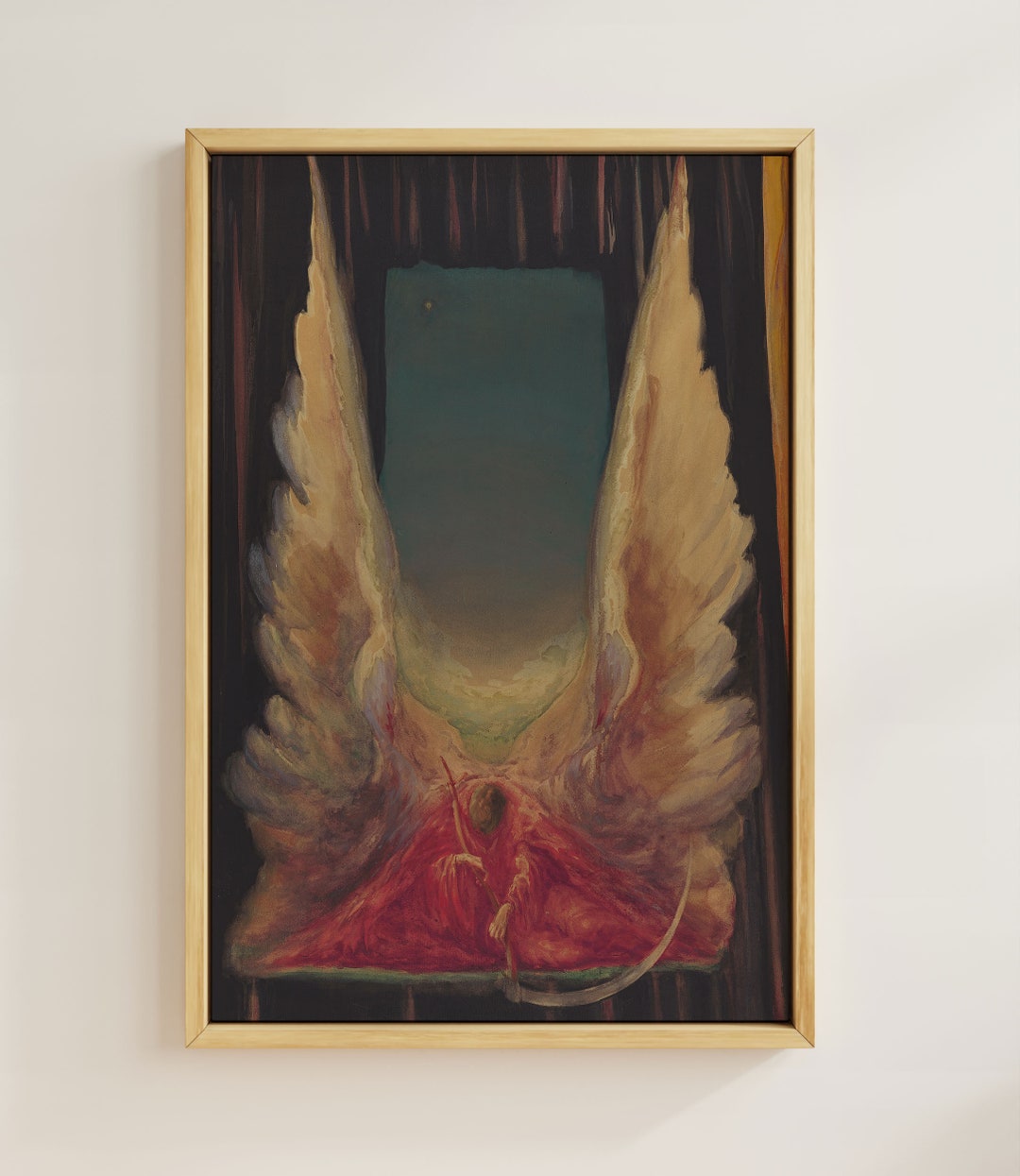 Reflective Angel | Crimson Mysticism | Ethereal Solitude | Loria's ...