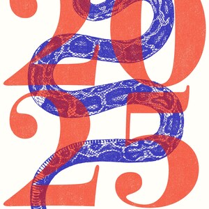 2025 | Year of the Snake | Chinese Zodiac Art | Astrology Printable Art ...