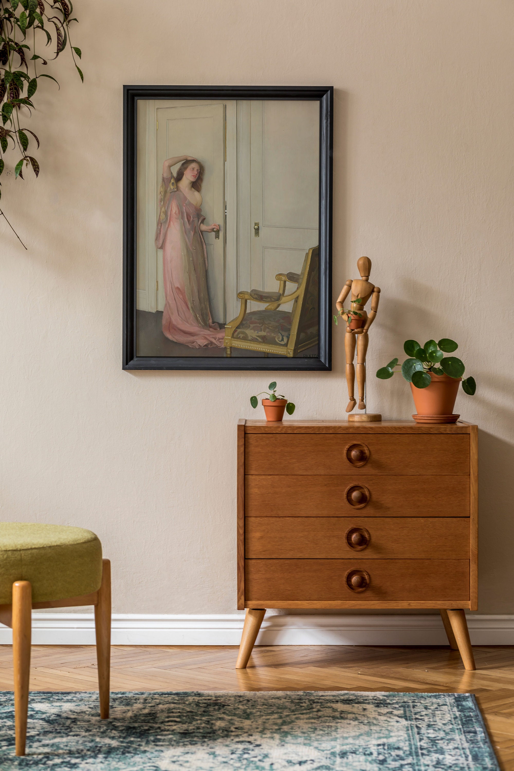 Secret Door Unveiled Enigmatic Interior Art Whispering Dark Academia ...