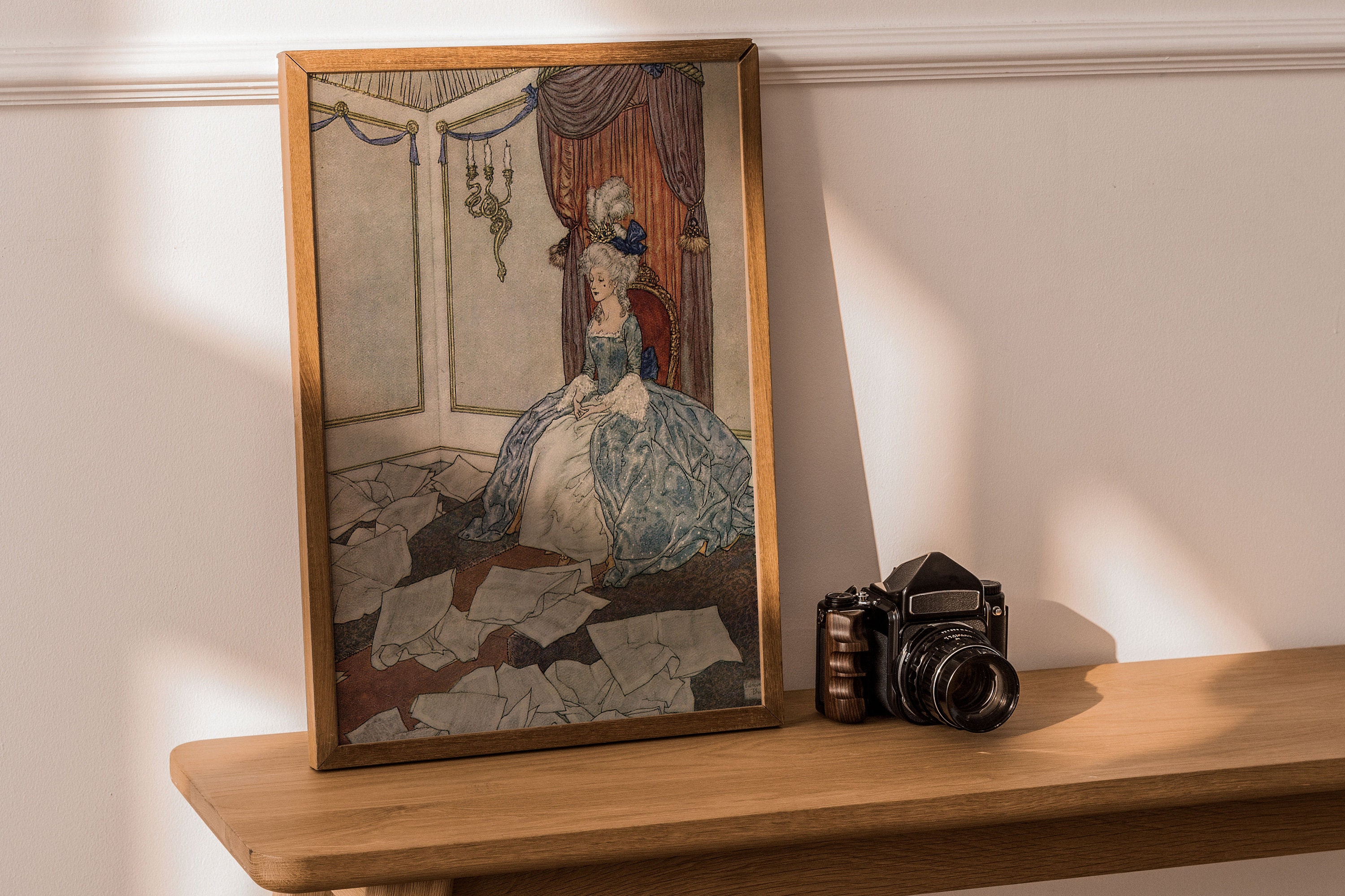 Contemplative Elegance Lavish Room Mystery Reflective Dark Academia ...