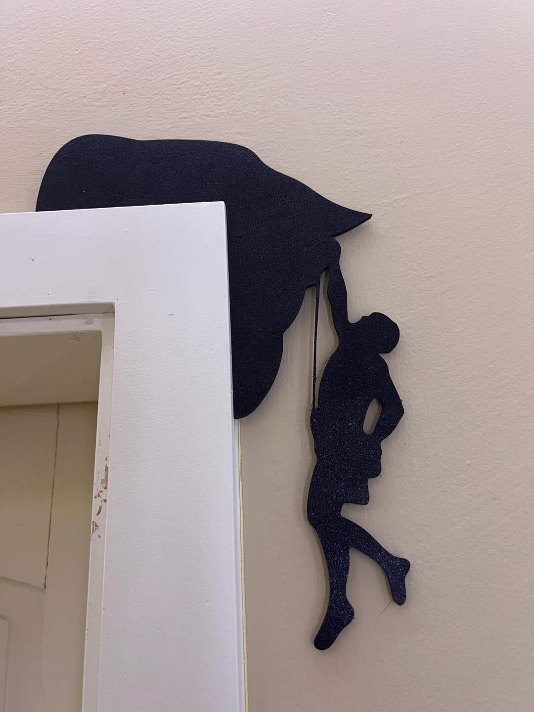 Rock Climbing Man Door Topper Picture Frame Corner Computer Top Decor ...
