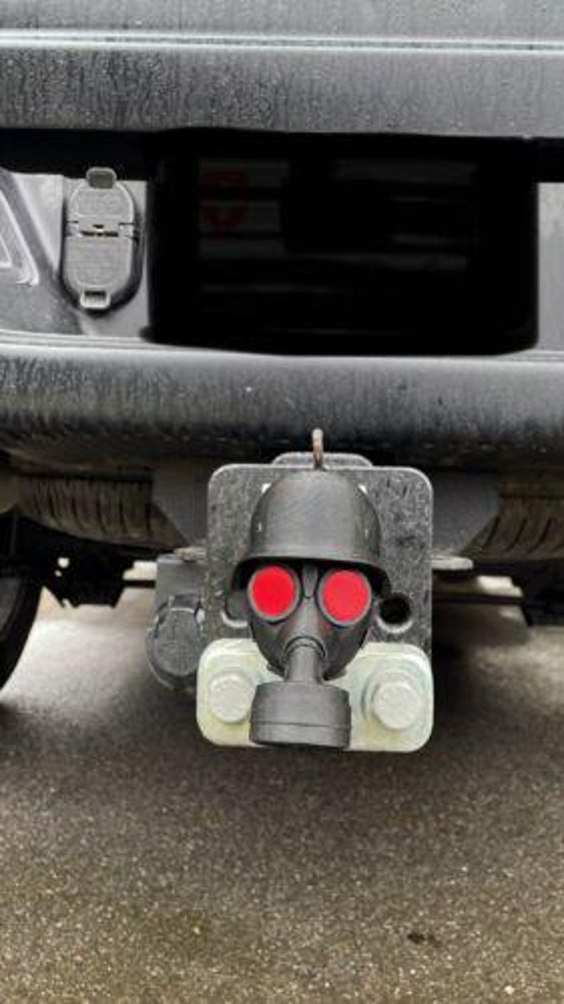 Black Tow Bar Ball Cover Cap Helmet Car Towing Hitch Caravan Trailer ...