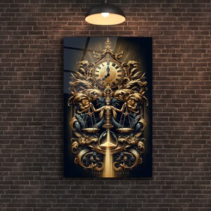 Secrets of Time Hourglass Glass Wall Decor Tempered Glass Wall Art life ...