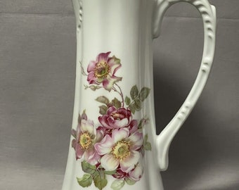 Vintage Bavarian 8 Oz Creamer Pitcher With Black and Gold Motifs and ...