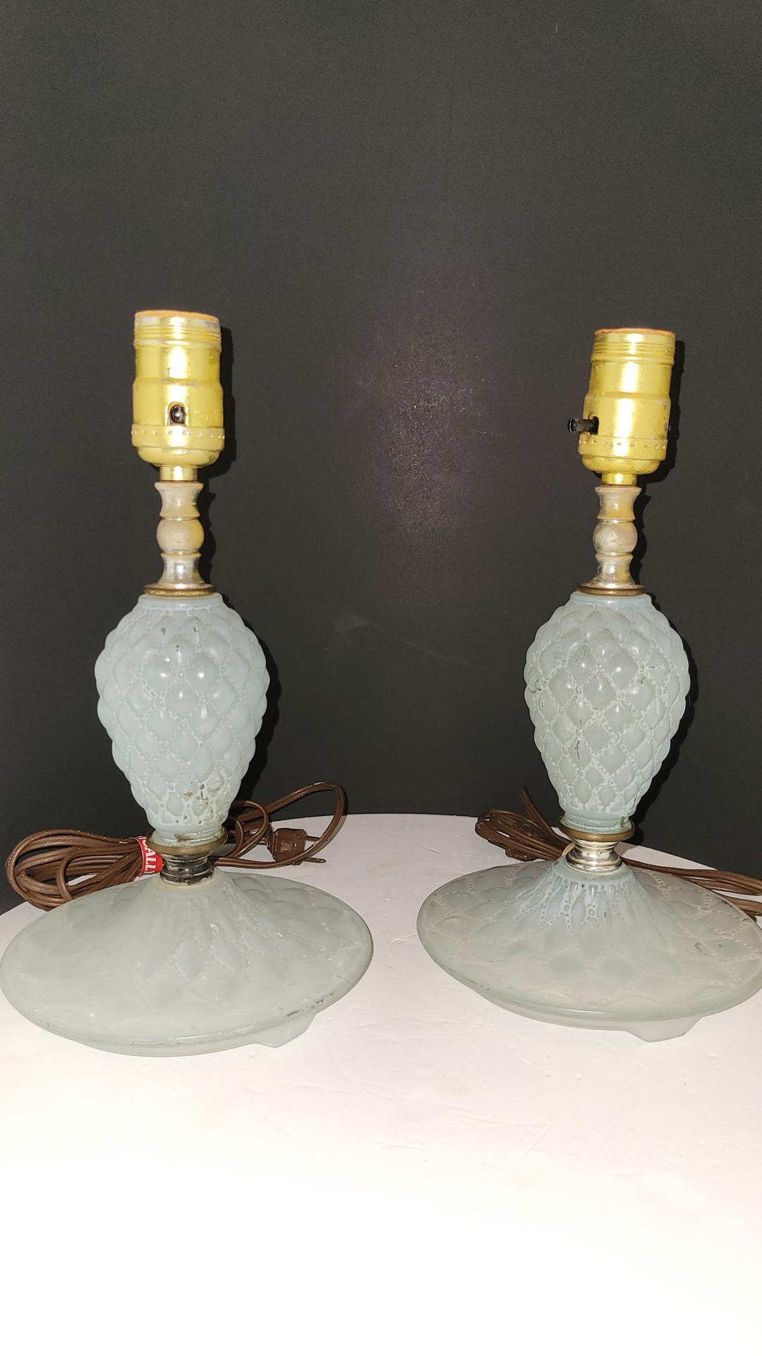Quilted Glass - Accent Lamps - Etsy