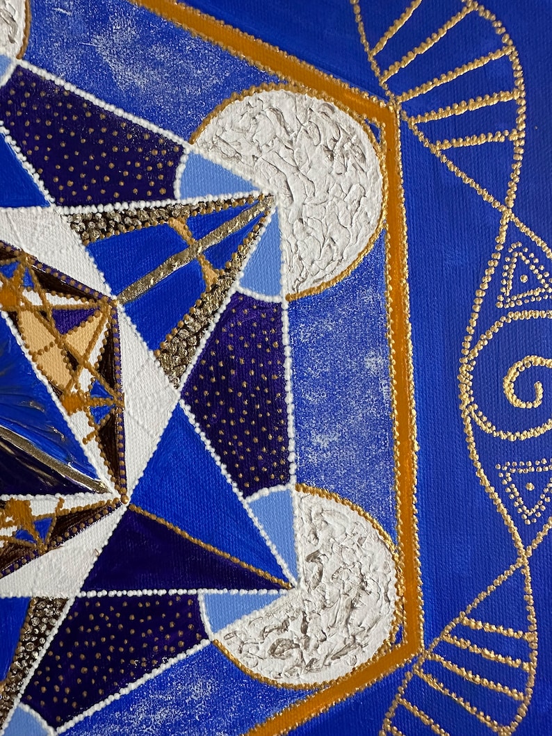 Mandala Sacred Geometry Metatron Energy Painting - Etsy