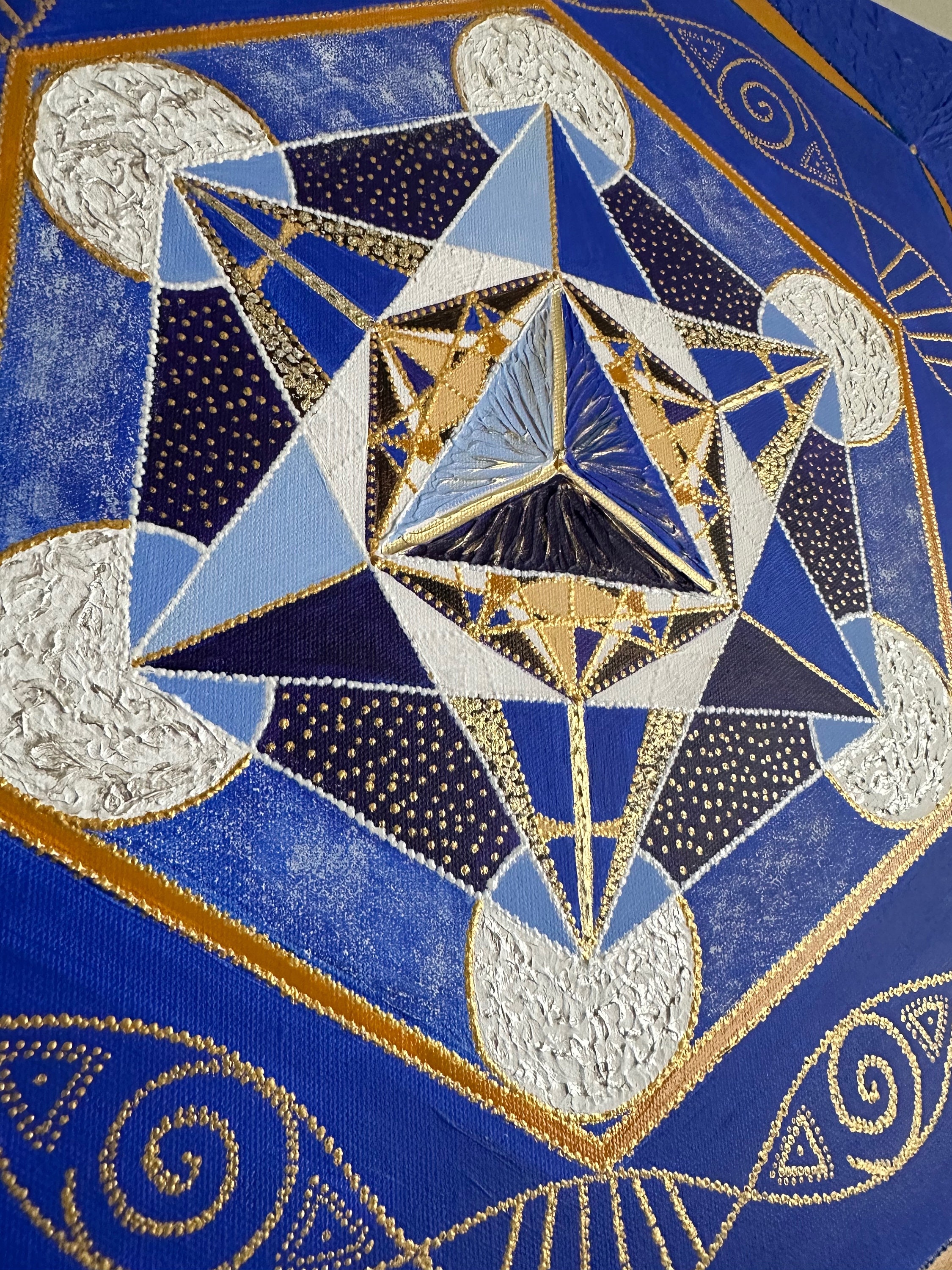 Mandala Sacred Geometry Metatron Energy Painting - Etsy