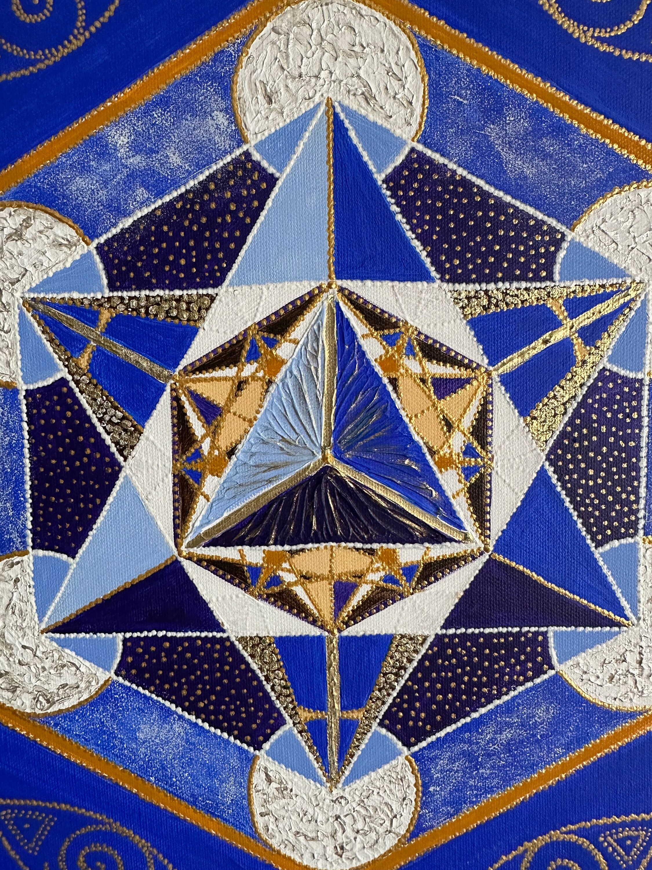 Mandala Sacred Geometry Metatron Energy Painting - Etsy