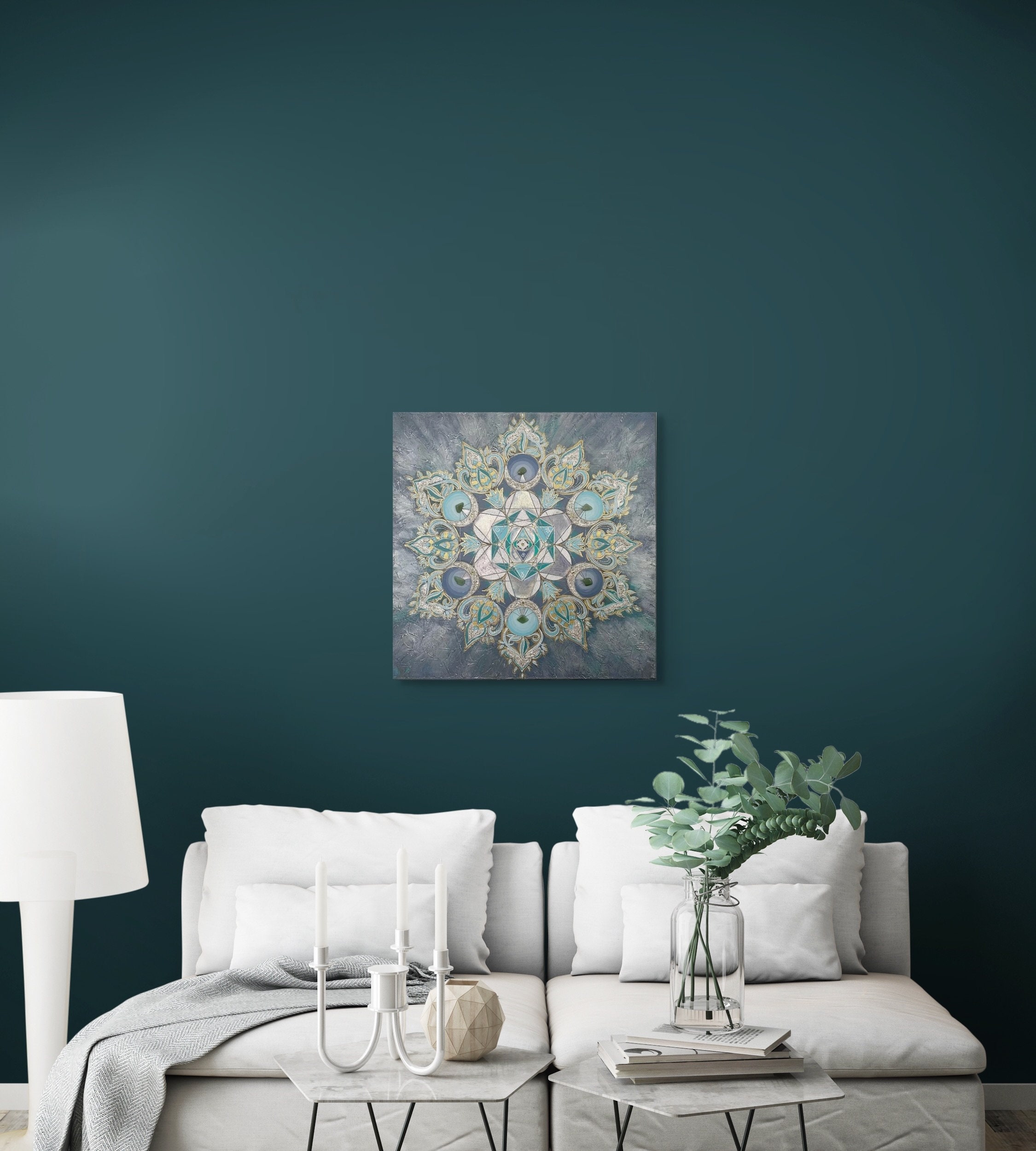 Cube Metatron, Energy Painting, Mandala, Sacred Geometry - Etsy