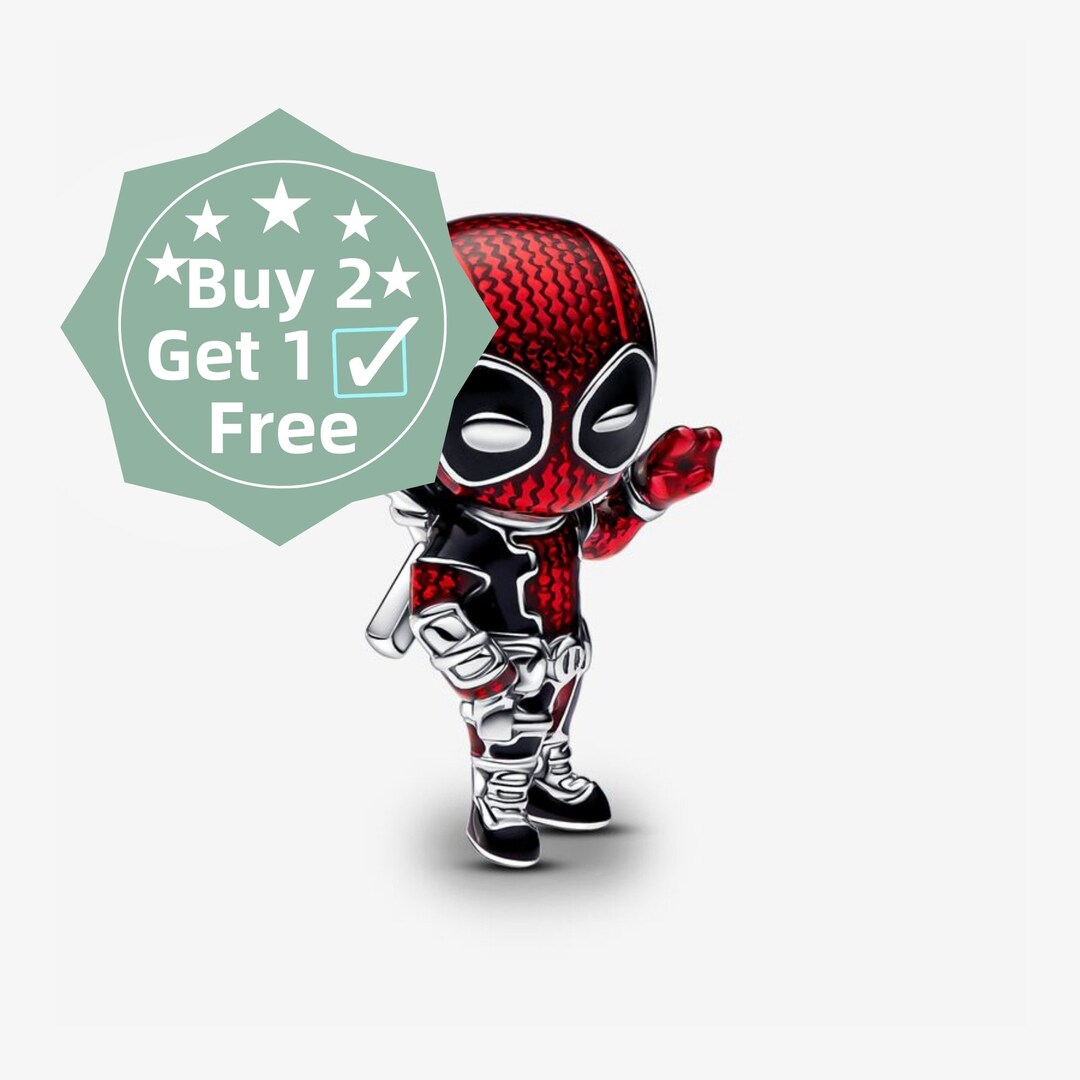 2024 New Marvel Deadpool Charm-minimalist Silver Charm-elegant Charm ...