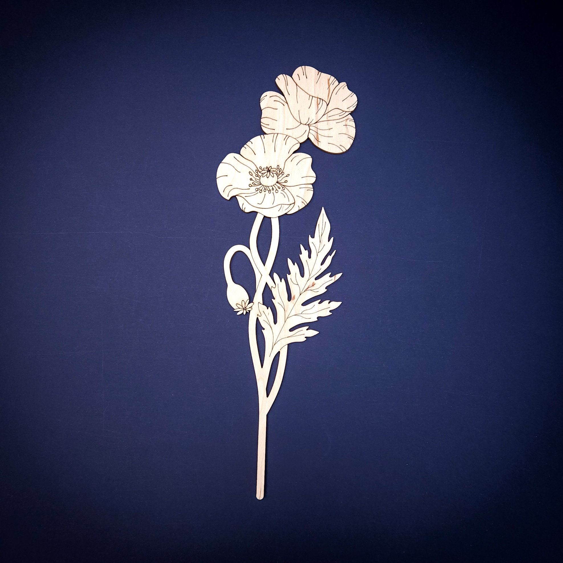 Poppy Flowers SVG, DXF, AI, Laser Cut Files, Wildflowers Bouquet ...