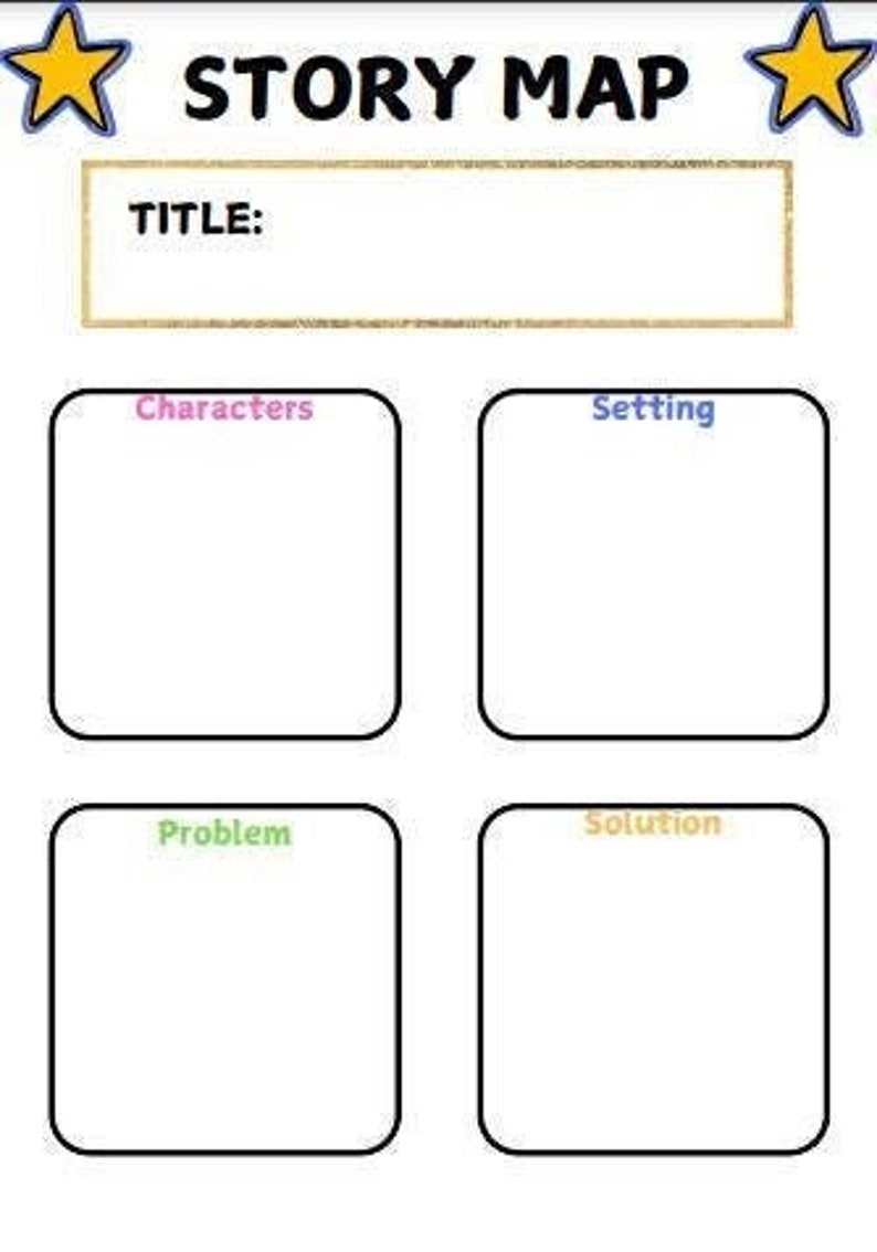 Story Map. Primary School Story Plan. Characters, Setting, Problem ...