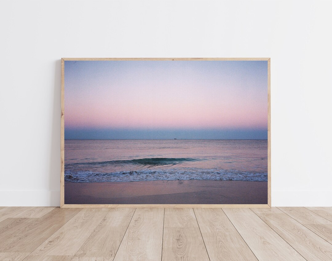 Pastel Pink & Blue Sunrise Waves Leighton Beach, Perth, Aus - Ocean ...