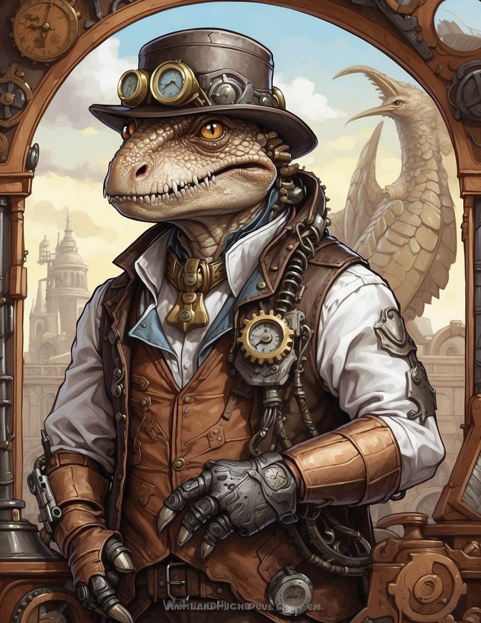 Steampunk Dinosaurs Colouring Pages - Etsy