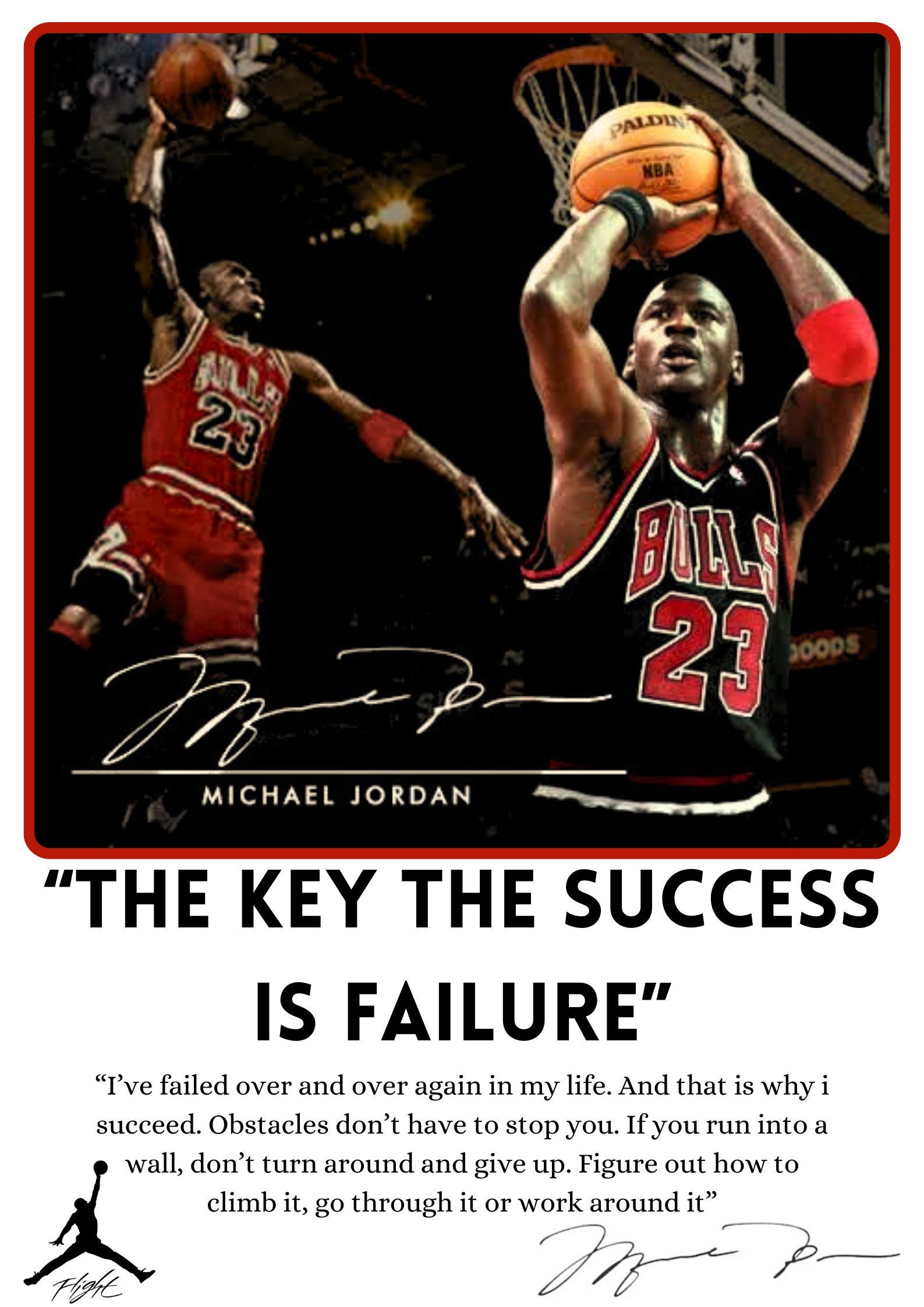 Michael Jordan Printable Poster Quote - Etsy