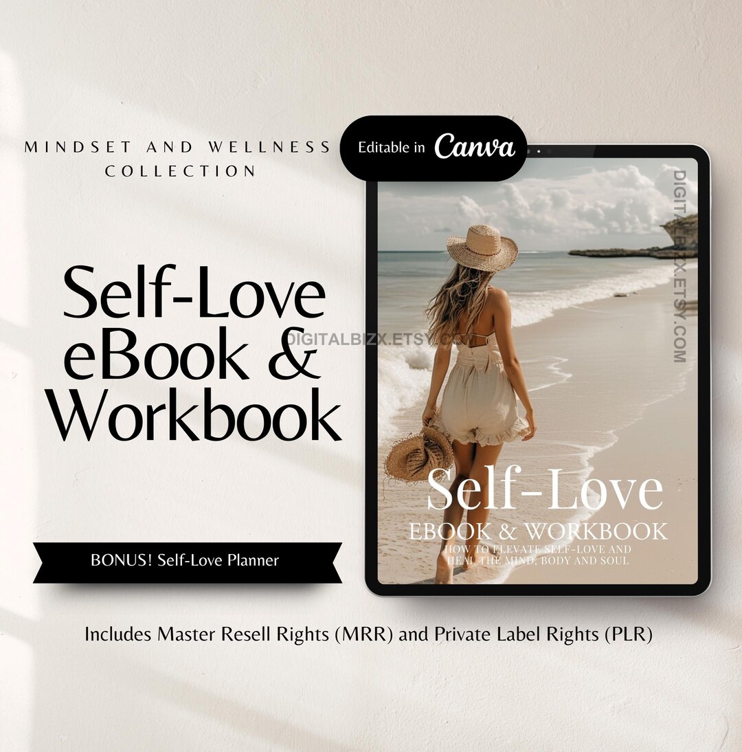 Self Love Workbook Self Love Ebook Self Love Planner With Master Resell ...