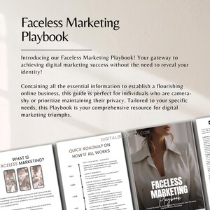 Faceless Marketing Playbook With Master Resell Rights MRR and Private ...