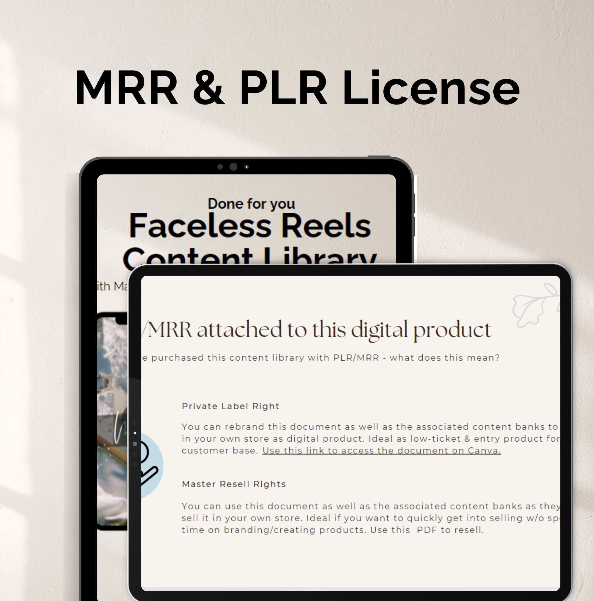 100 Faceless Reels Content Library With Master Resell Rights MRR ...