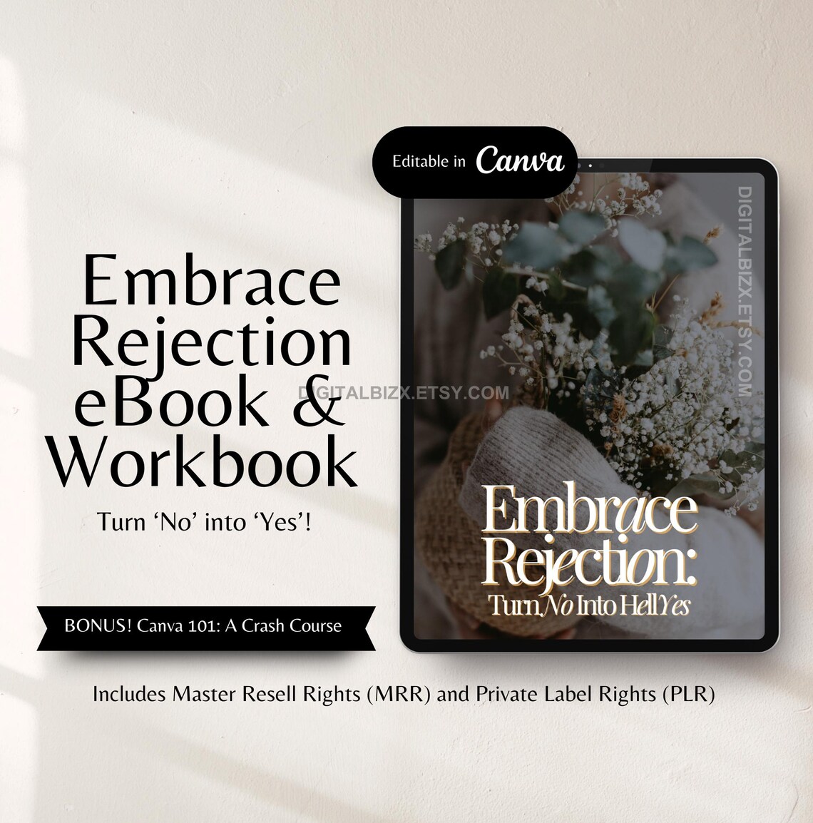 Embracing Rejections Ebook and Workbook With Master Resell Rights and ...