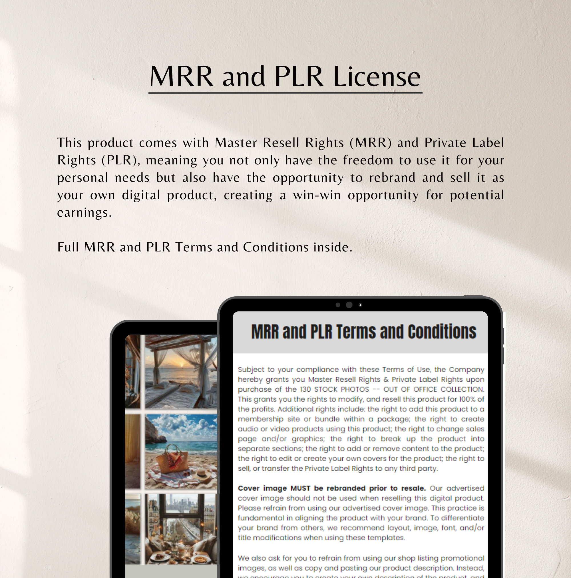 Stock Photos With MRR Master Resell Rights and Private Label Rights PLR ...