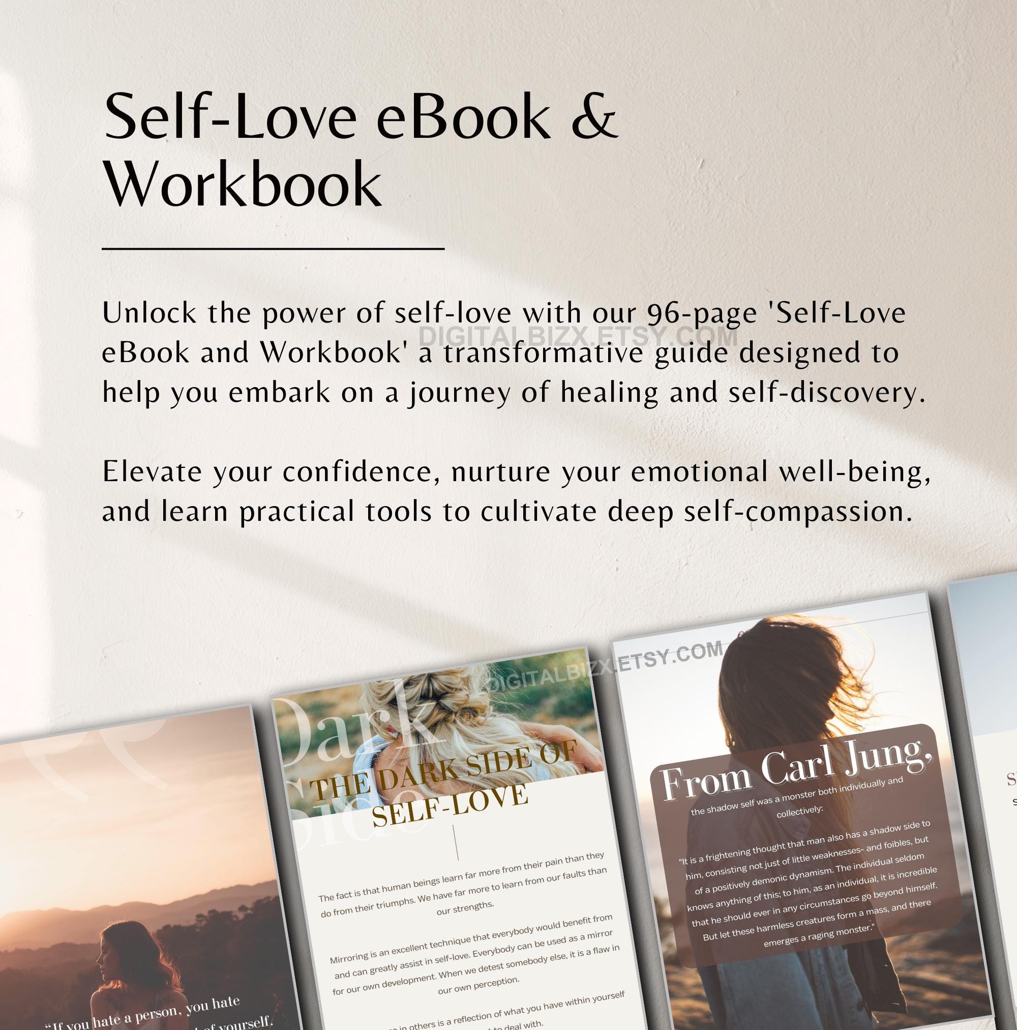 Self Love Workbook Self Love Ebook Self Love Planner With Master Resell ...