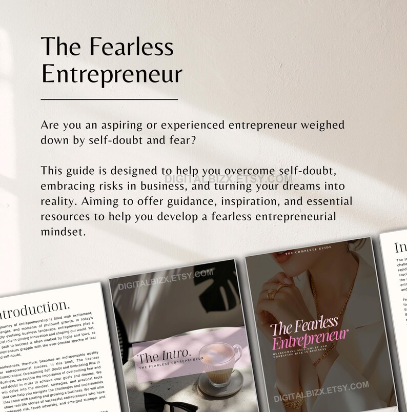The Fearless Entrepreneur Overcome Self-doubt and Embrace Risk in ...