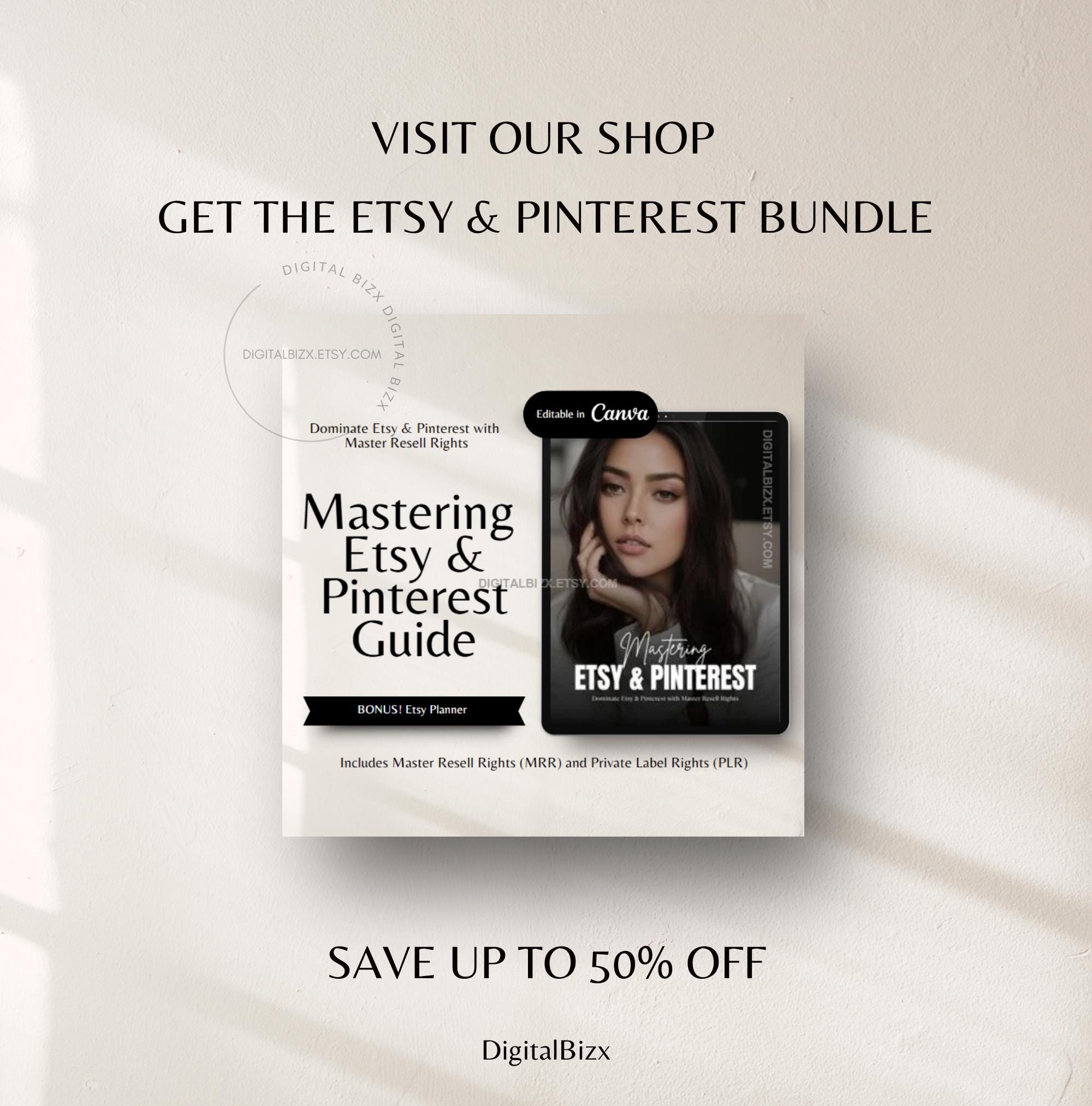 A Beginner's Guide to Mastering Etsy With Master Resell Rights MRR and Private Label Rights PLR ...