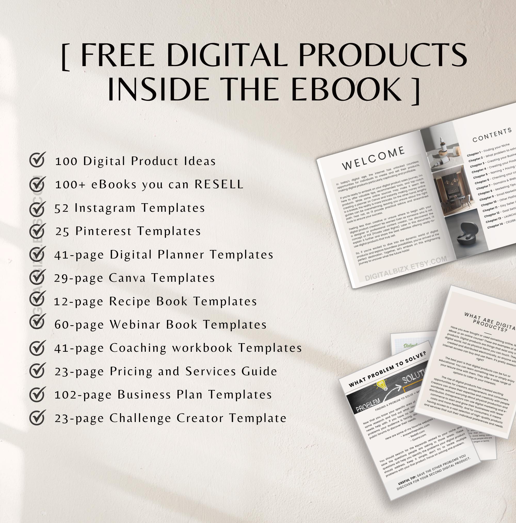 How to Create and Sell Digital Products Guide With Master Resell Rights ...