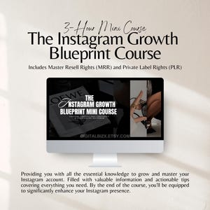 Instagram Growth Blueprint Course With Master Resell Rights MRR PLR ...