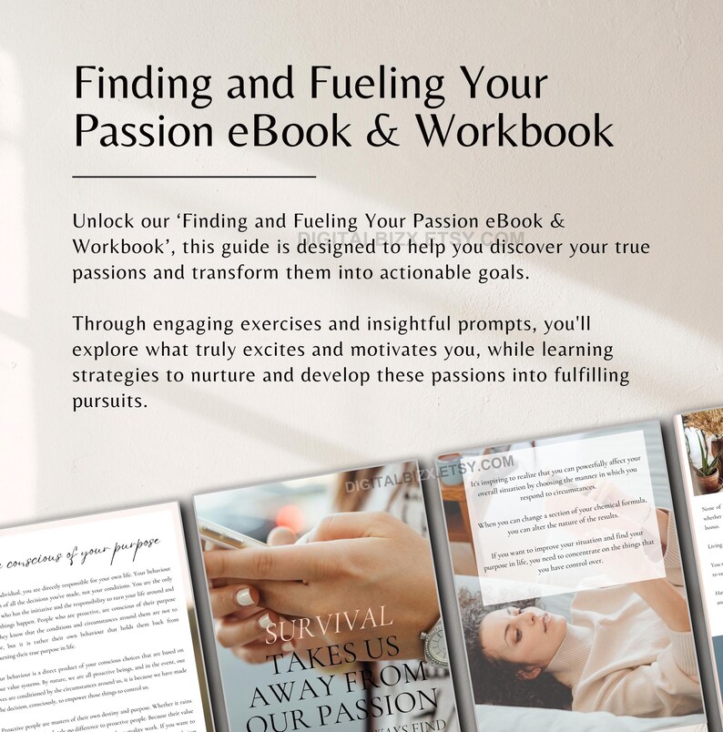 Finding Your Passion Ebook and Workbook With Master Resell Right and ...