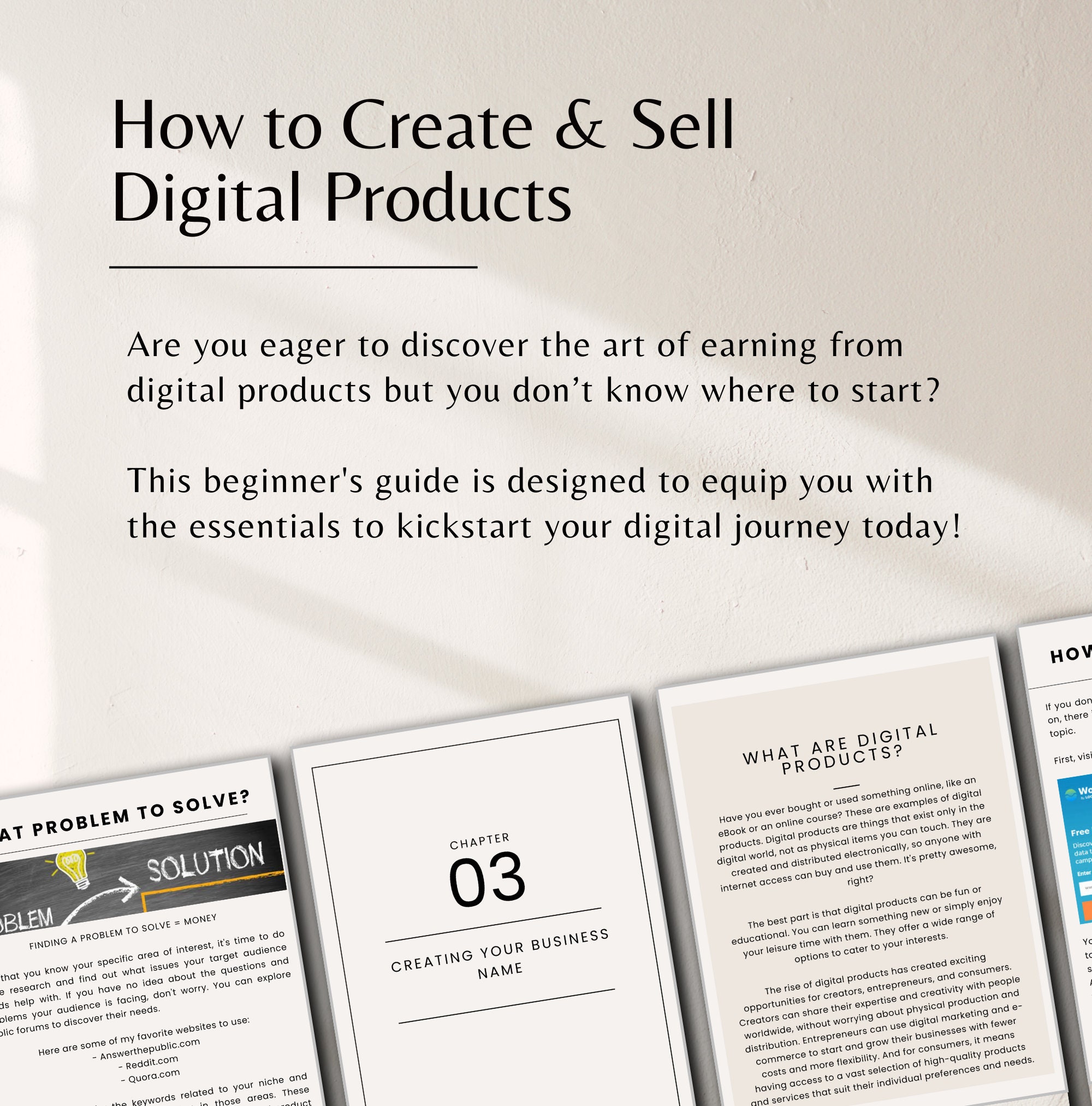 How to Create and Sell Digital Products Guide With Master Resell Rights MRR and Private Label ...