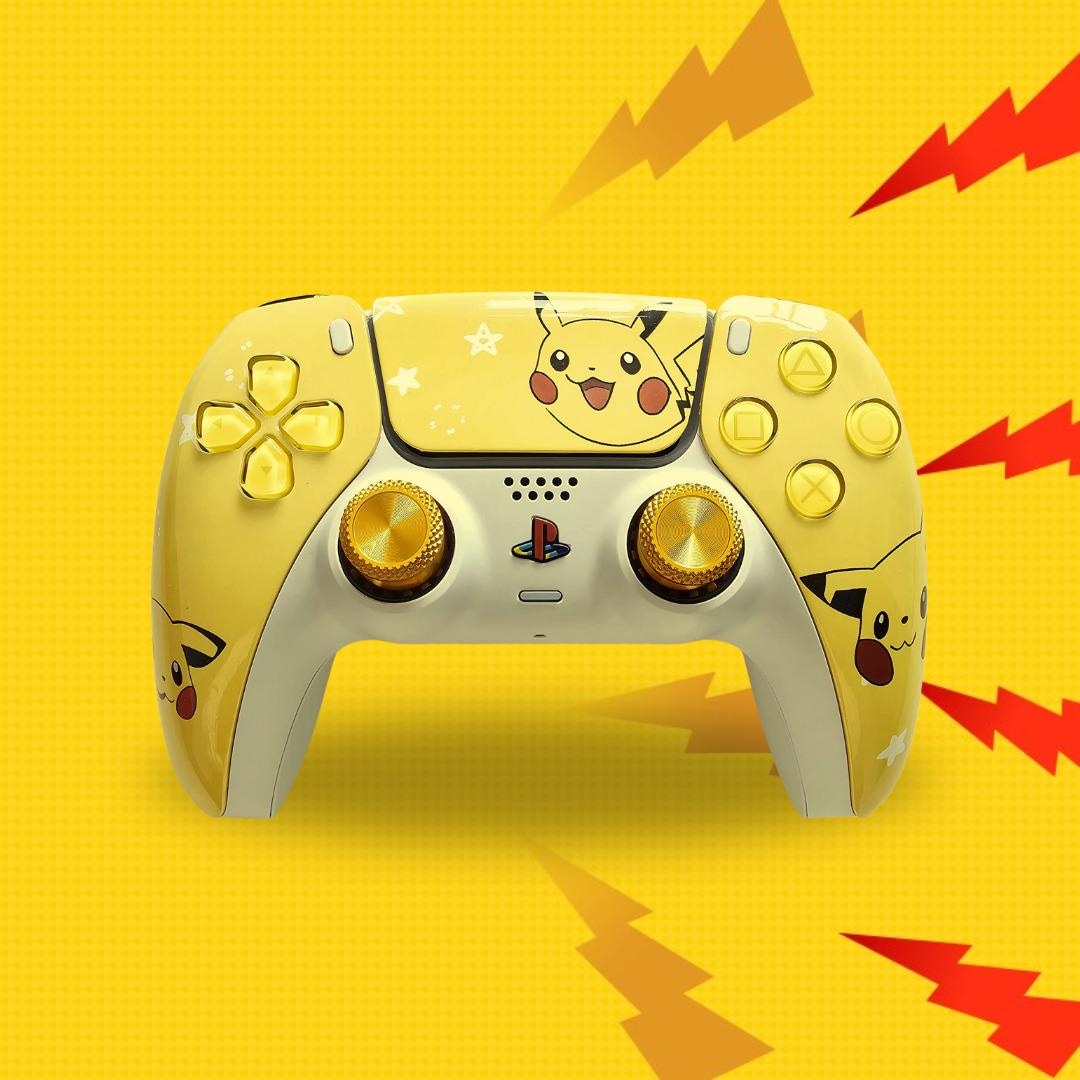 PS5 Custom Controller With Hall Effect- Pikachu - Etsy