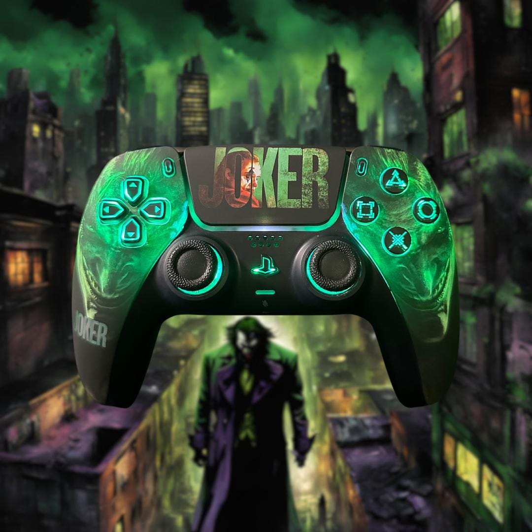 PS5 Custom Controller - Joker RGB - Etsy