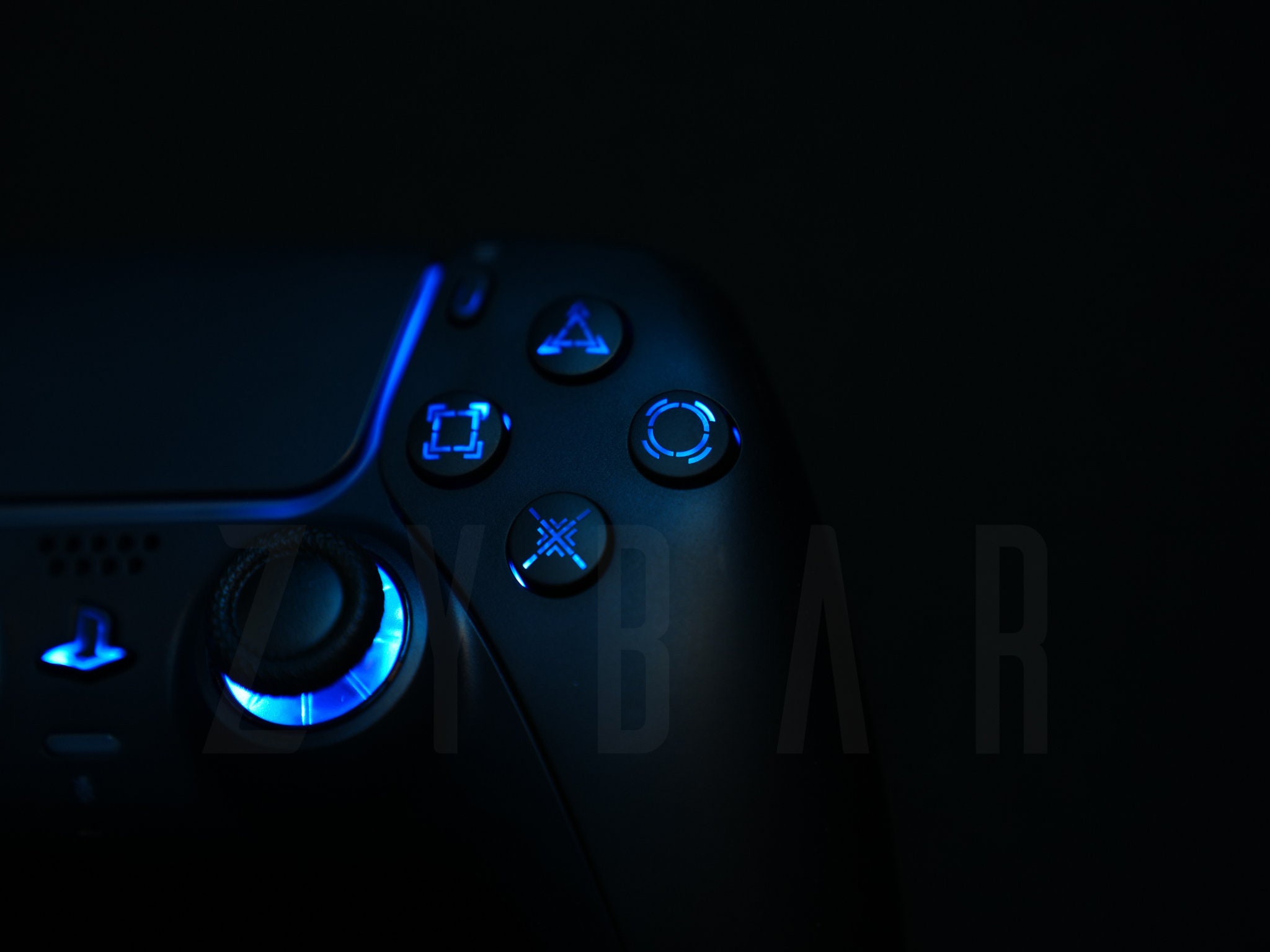 PS5 Custom Controller - Stealthy RGB - Etsy