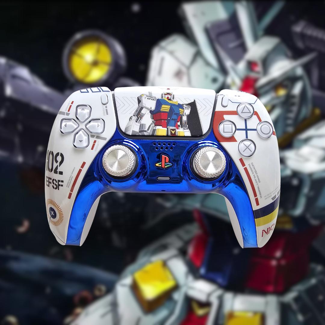 PS5 Custom Controller With Hall Effect- Gundam (blue) - Etsy