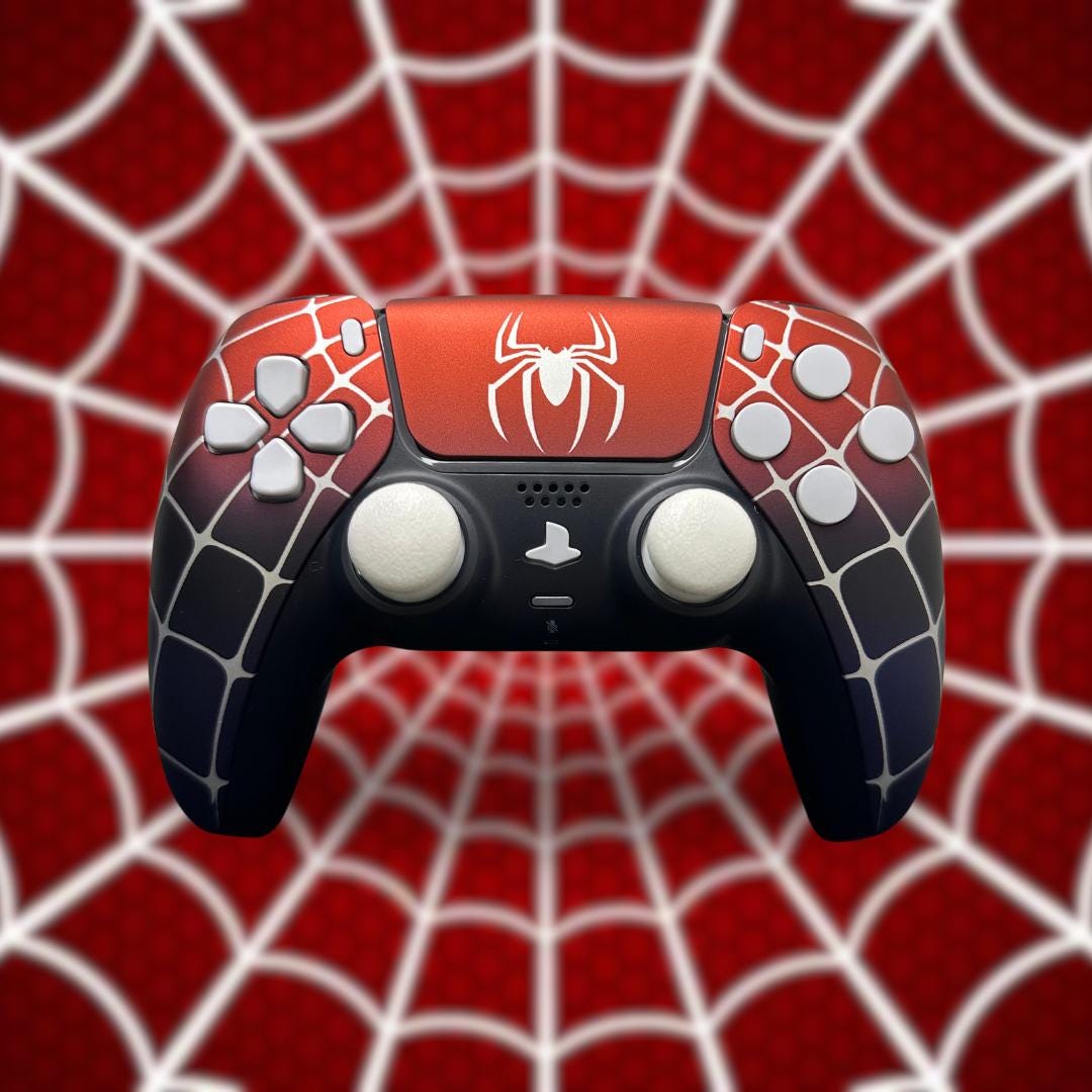PS5 Custom Controller - Spider-man (classic) - Etsy