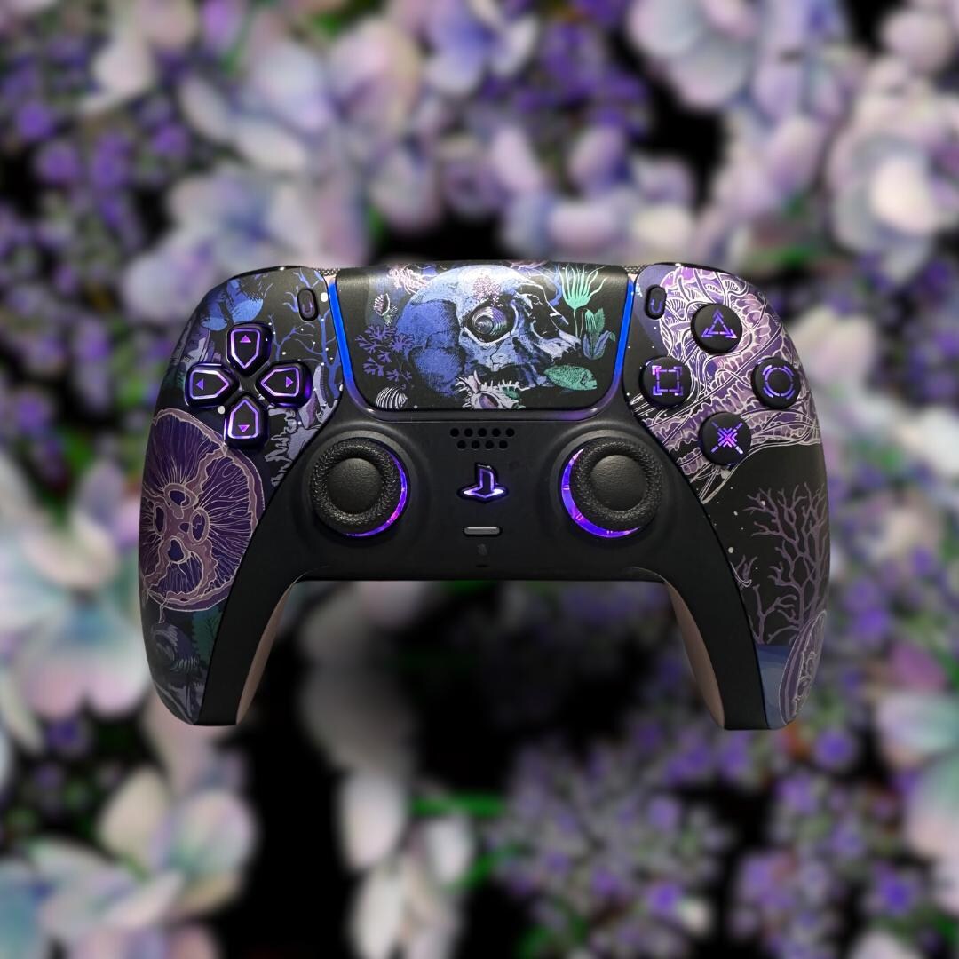 PS5 Custom Controller - Iridescent Tentacles RGB - Etsy