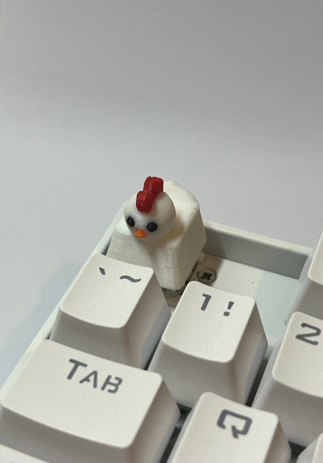 Chicken Keycap Gift for Kids Computer Keycap Chicken Gift for Chook Lovers Keyboard Keycap Chook ...