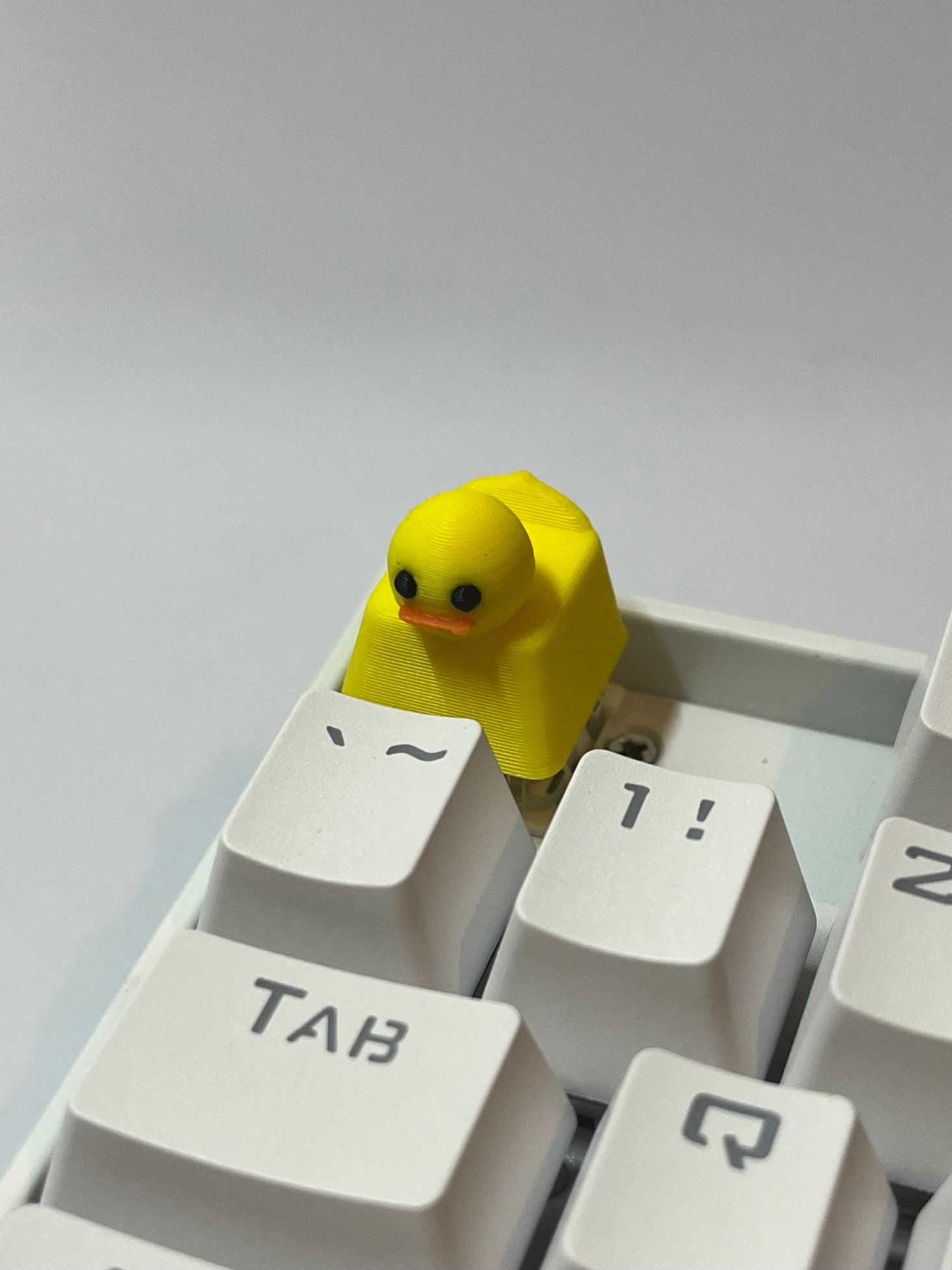 Duck Keycap Gift for Kids Computer Keycap Duck Gift for Duck Lovers ...