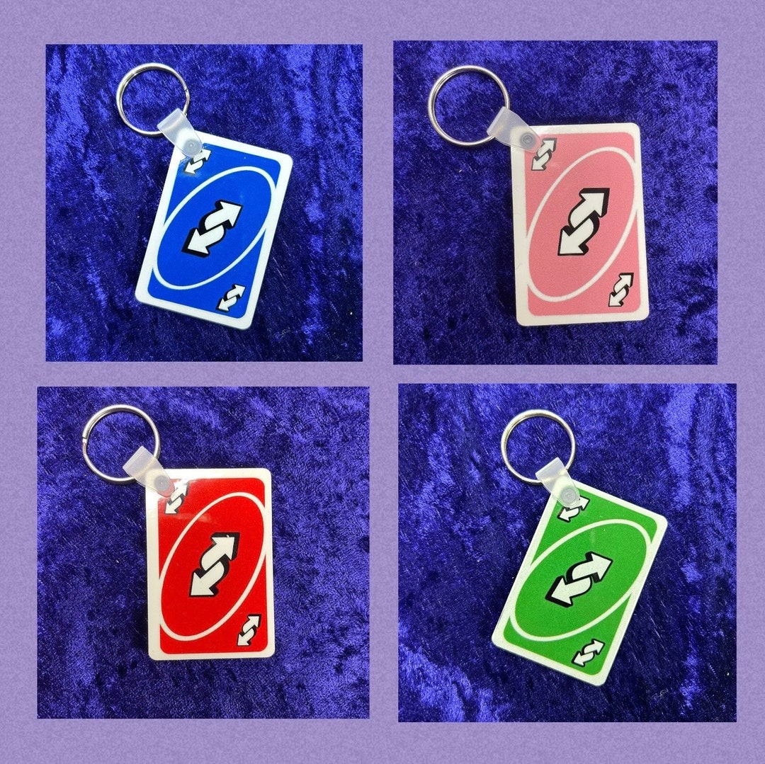 Uno Reverse Keyring - Etsy